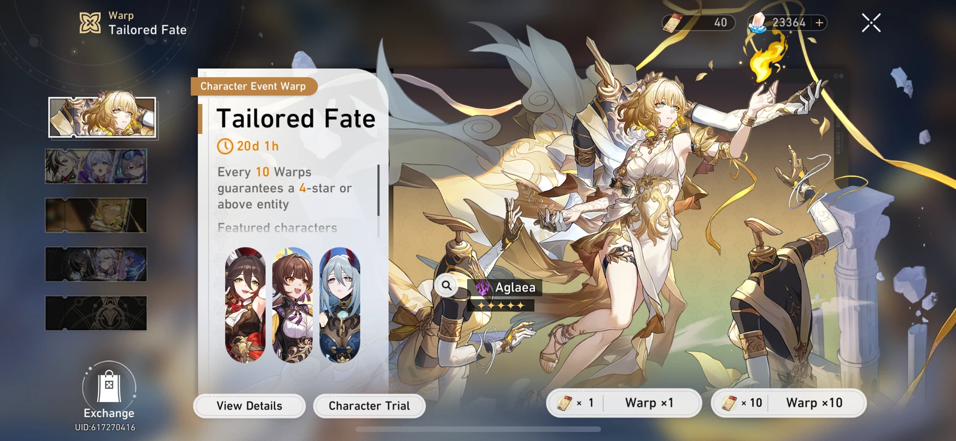 Got E1 S1 Aglaea Honkai: Star Rail | HoYoLAB