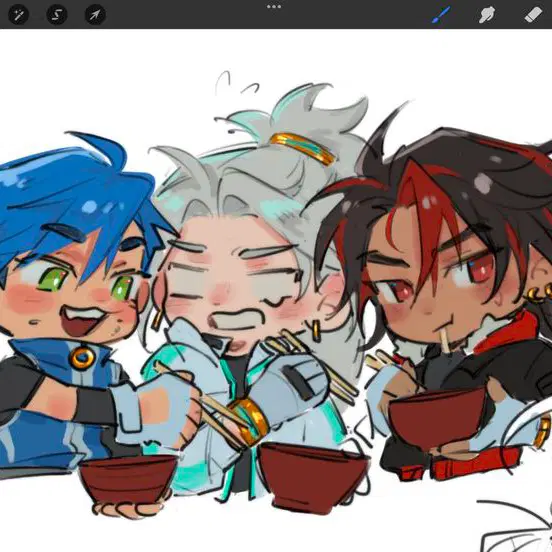 Trio dynamics :D | HoYoLAB