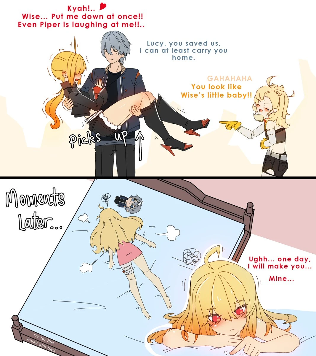 [ZZZ] Lucy is the kind of Tsundere that will LOCK TF IN!! | @DorahDew ...