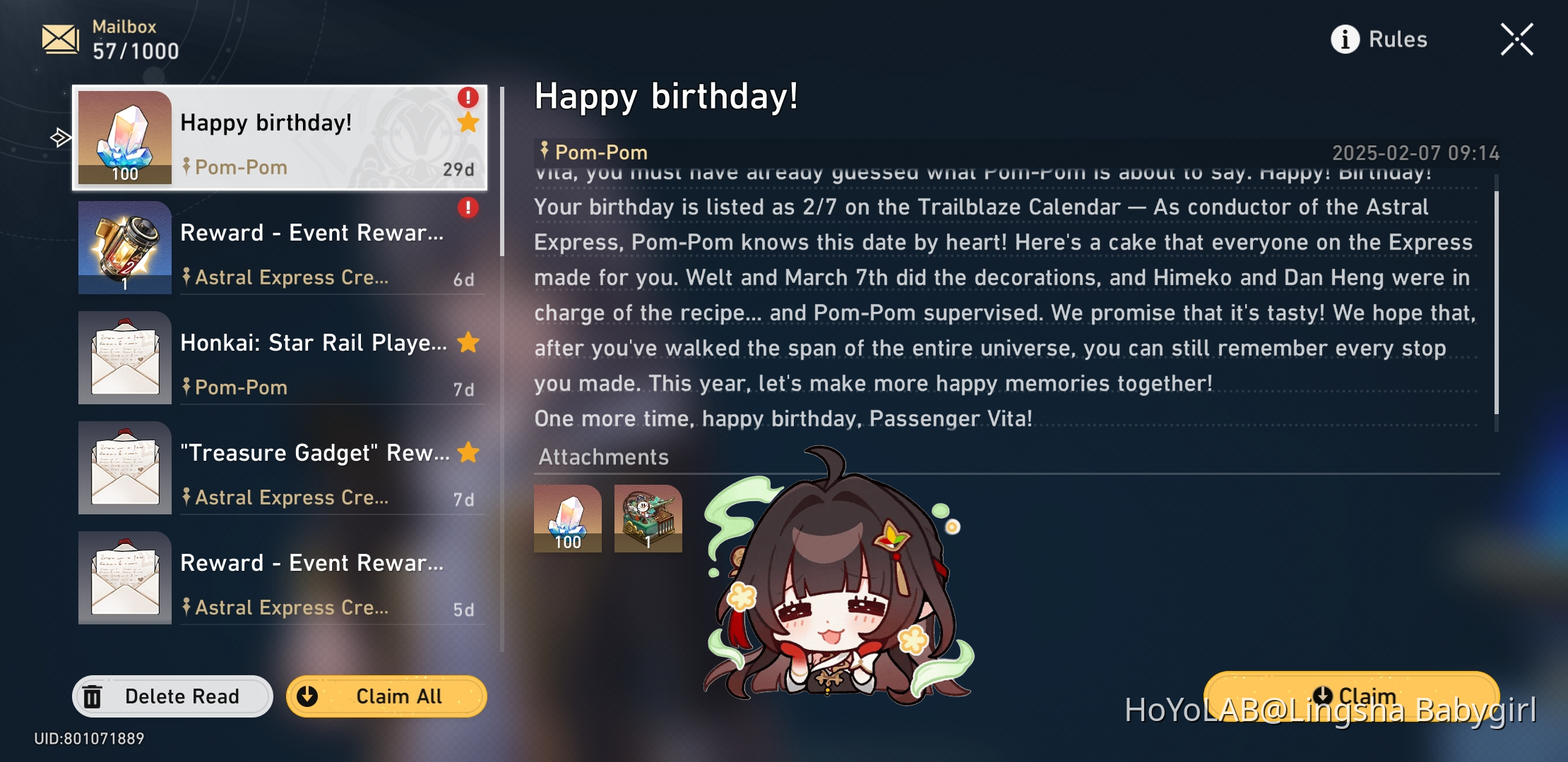 Lingsha feels happy 😊 Thank you! Honkai: Star Rail | HoYoLAB