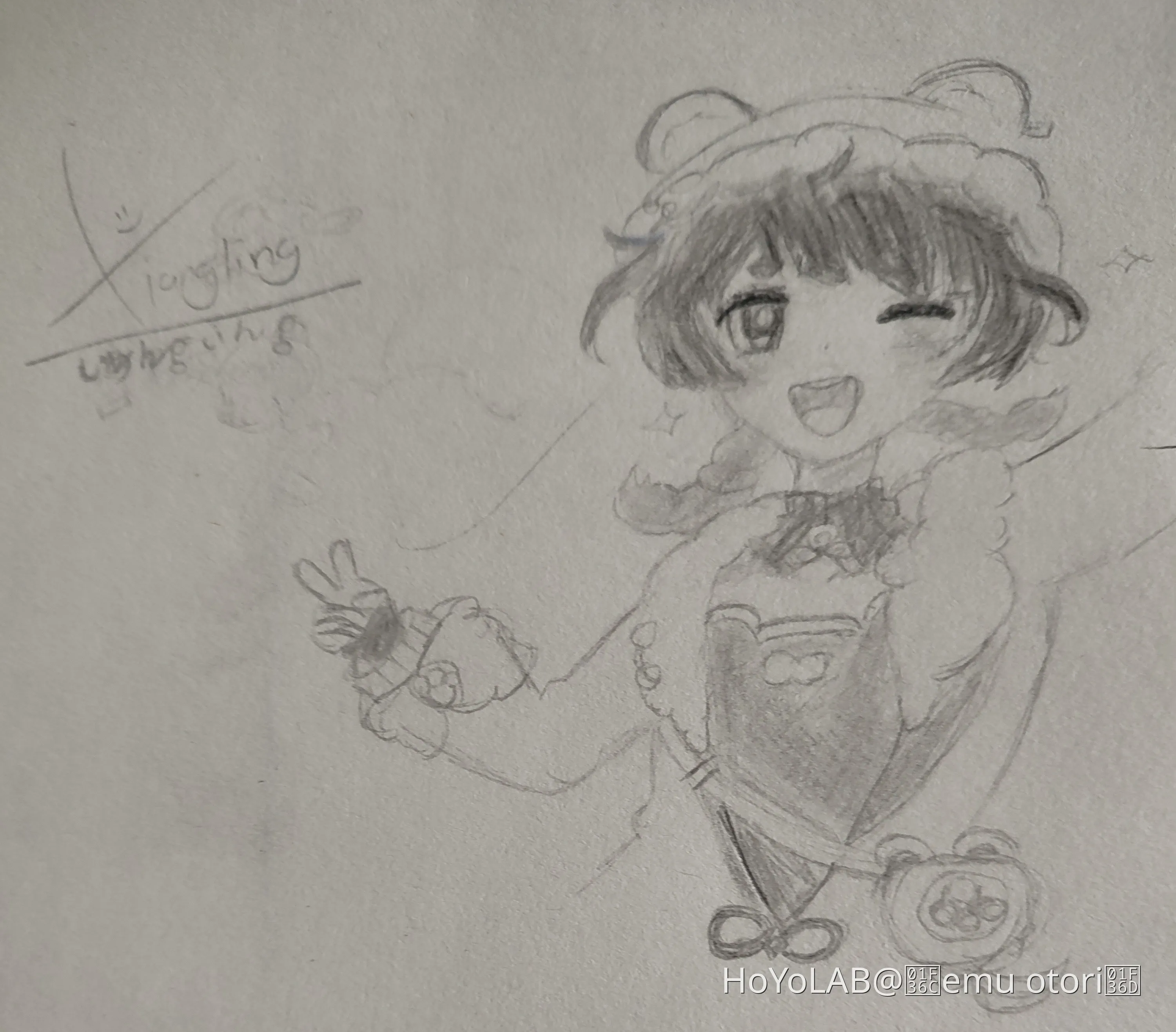 xiangling drawing!! Genshin Impact | HoYoLAB