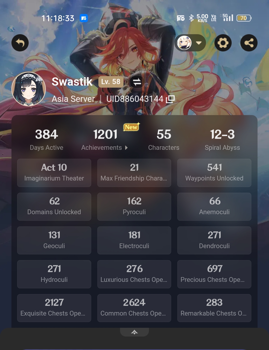 Finally 1200+ Achievements completed 🥹 Genshin Impact | HoYoLAB