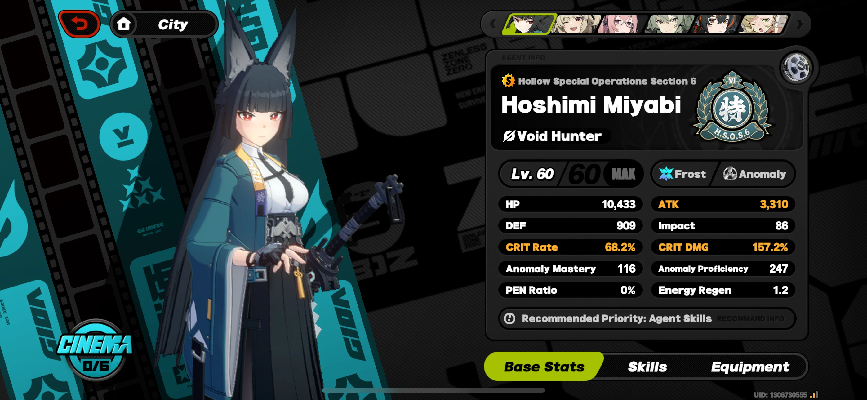 Rate my Miyabi Zenless Zone Zero | HoYoLAB