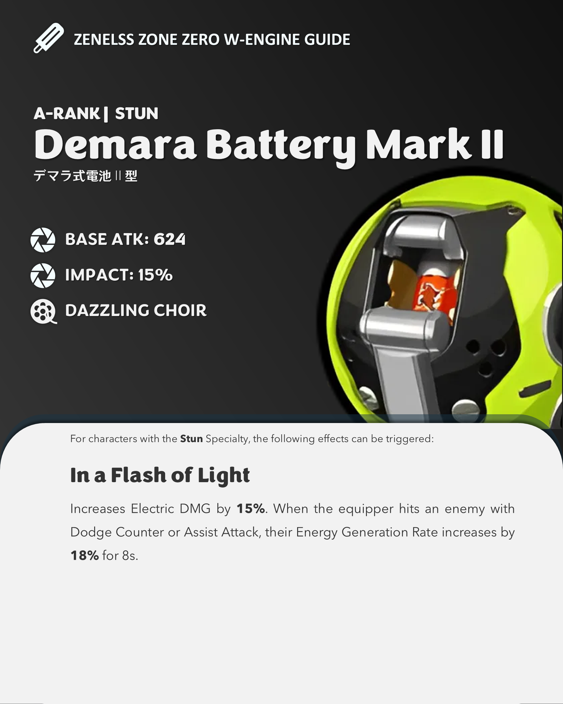 #Other Guide# | Demara Battery Mark II | Zenless Zone Zero W-Engine ...