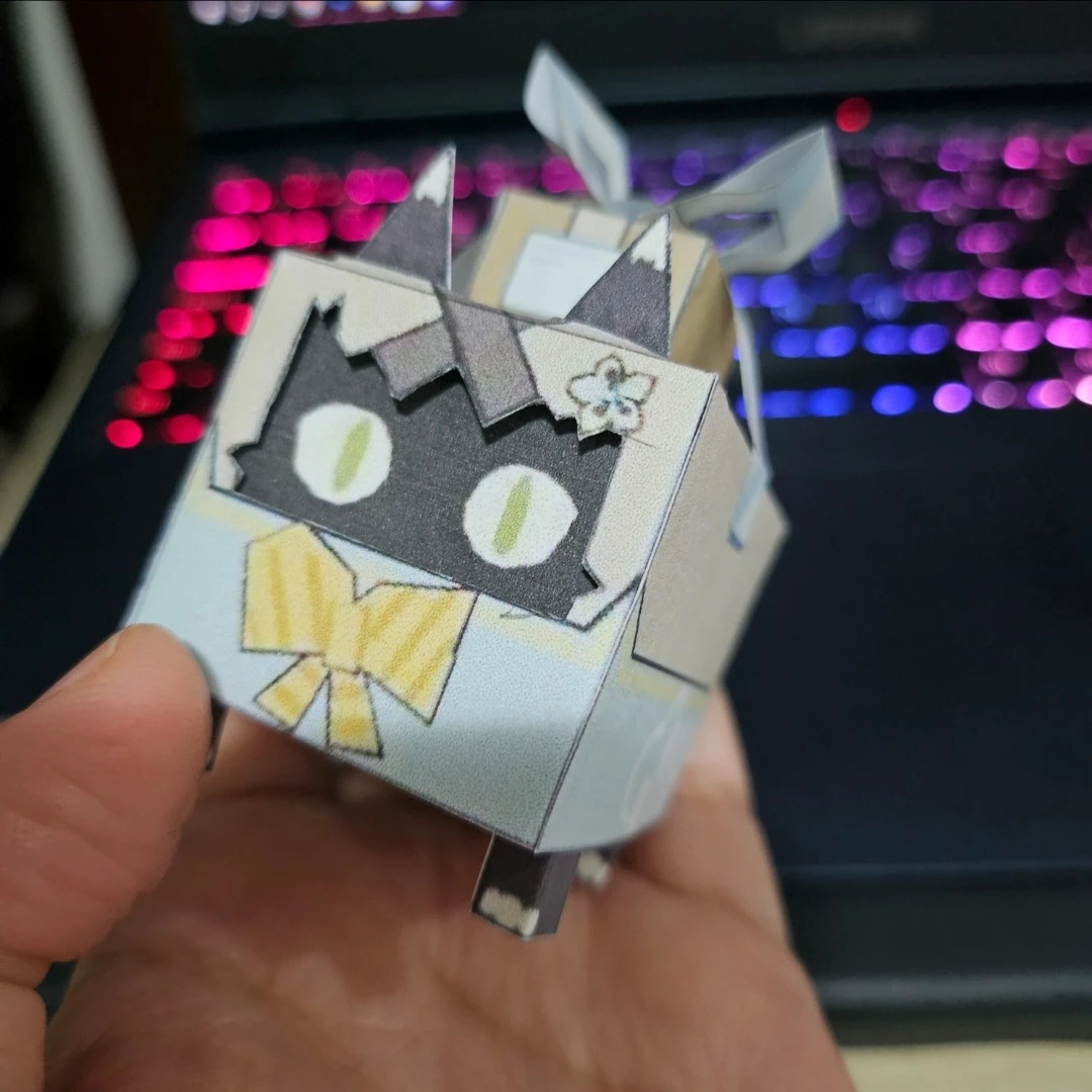 Made Kirara Papercraft! (template by @jcssome) Genshin Impact | HoYoLAB