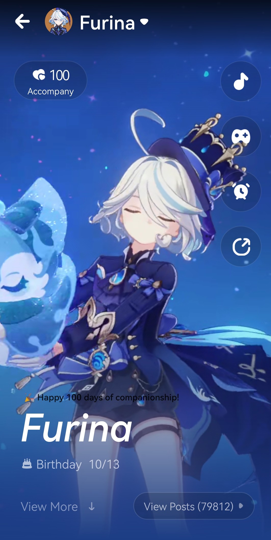 Happy 100 days companionship Frurina~! Genshin Impact | HoYoLAB