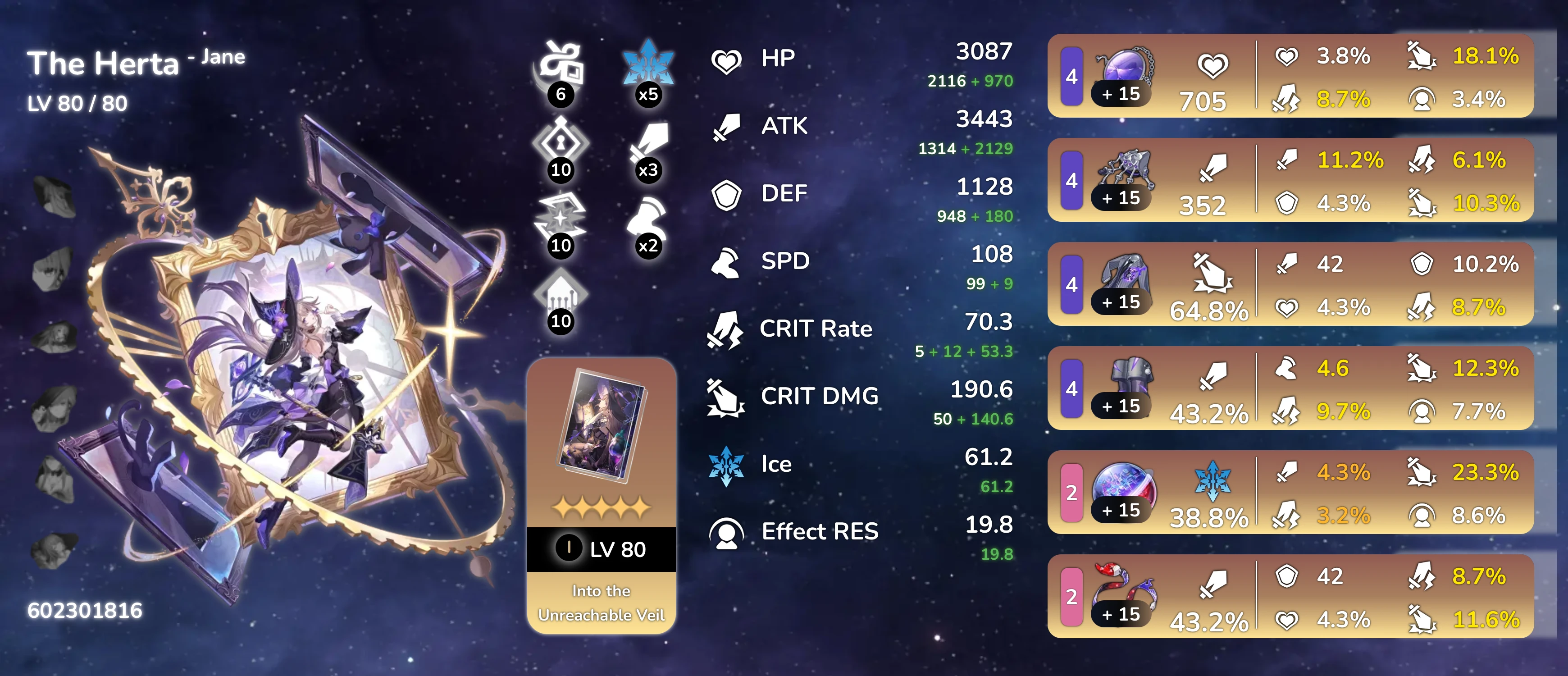 The Herta build Honkai: Star Rail | HoYoLAB