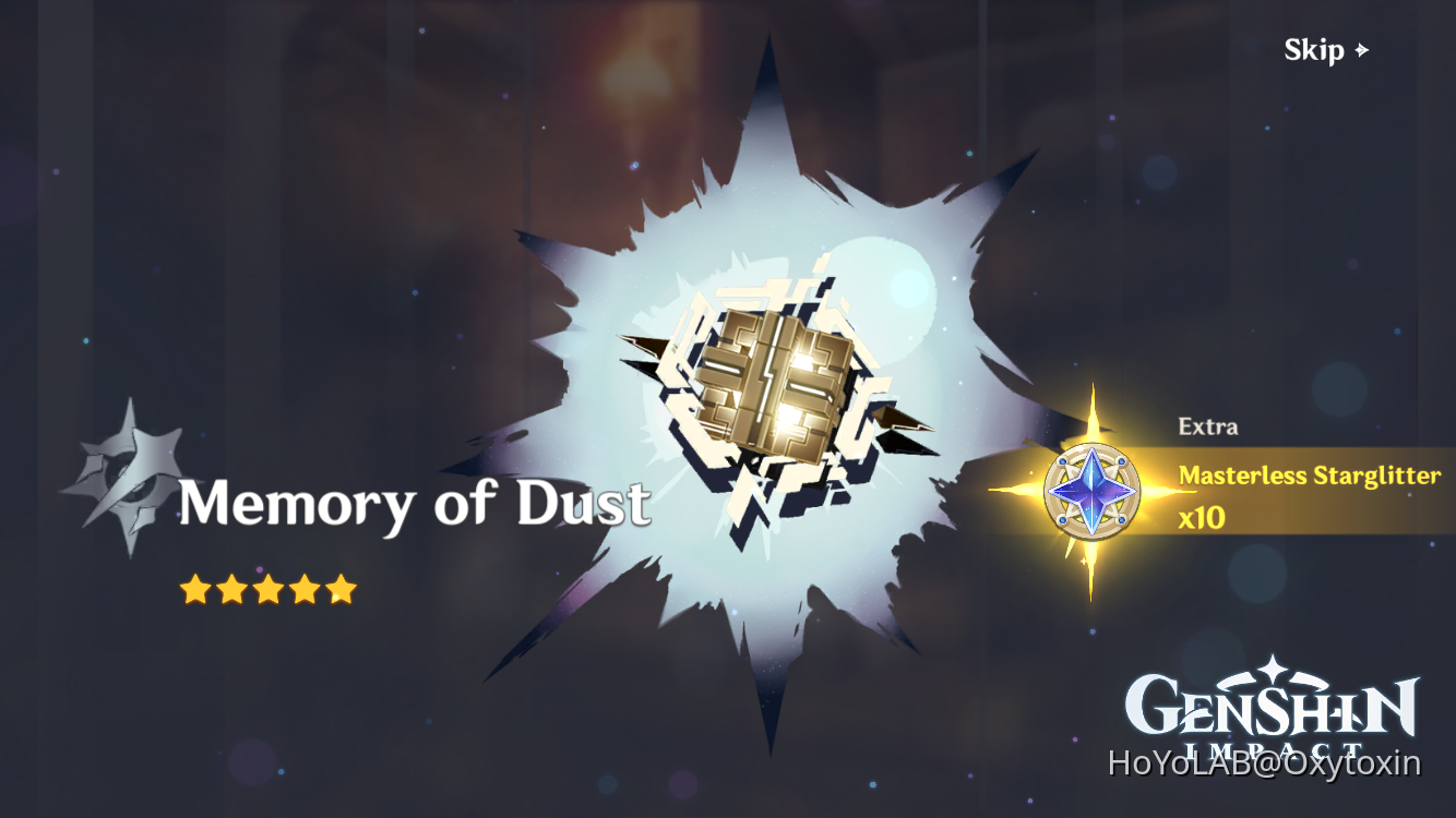 FTP Memory of Dust 😎 Genshin Impact | HoYoLAB