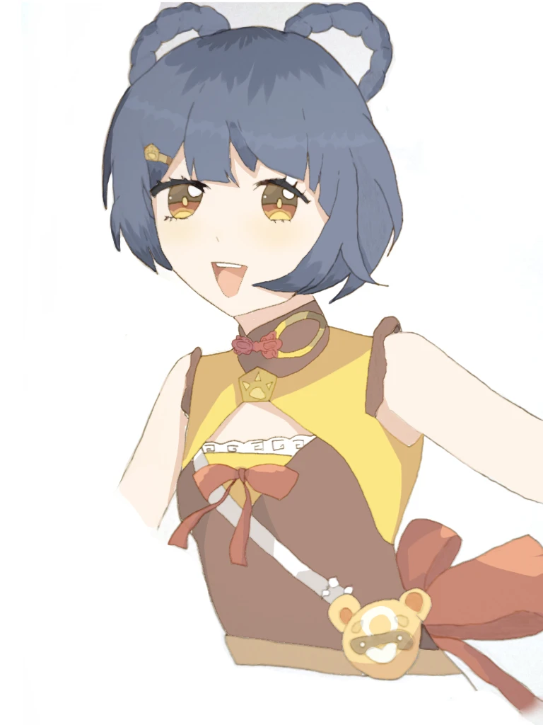 my Xiangling drawing with colors Genshin Impact | HoYoLAB