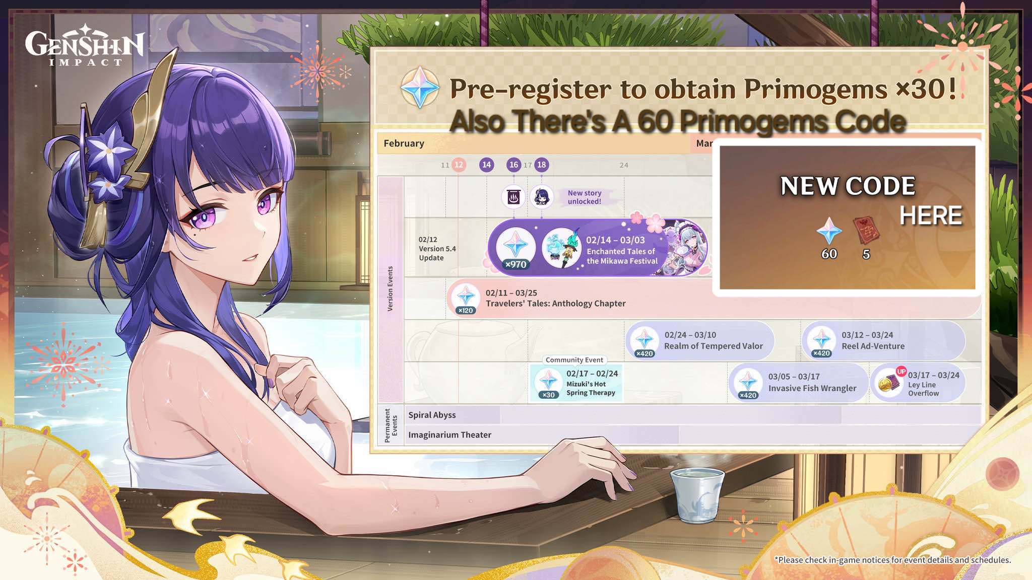 New Primogems Redeem Code + 30 Primos Extra Genshin Impact | HoYoLAB