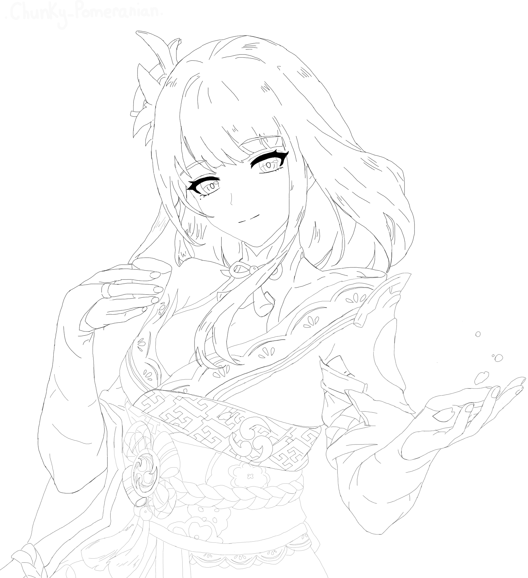 My fanart of Raiden, Hu tao and Yae Miko Genshin Impact | HoYoLAB