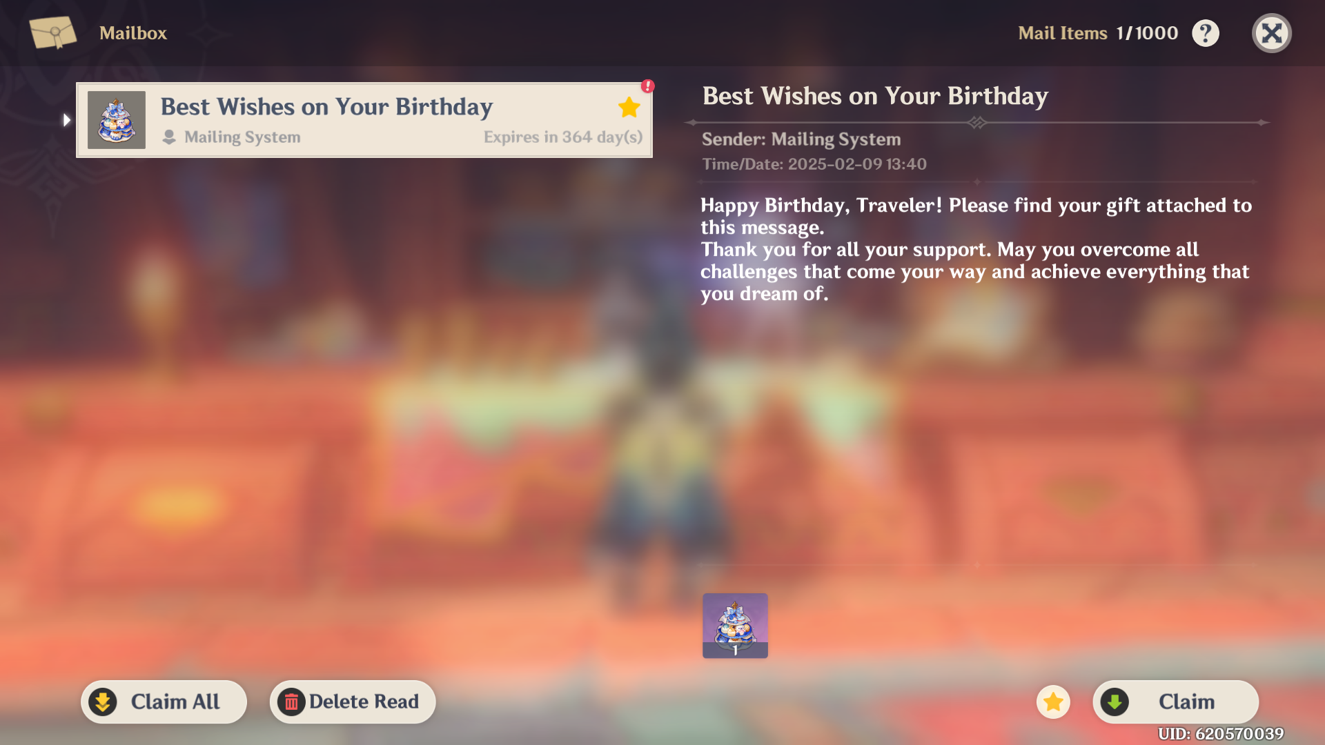 Me and My Account Are Celebrating Our Birthdays Today Genshin Impact ...