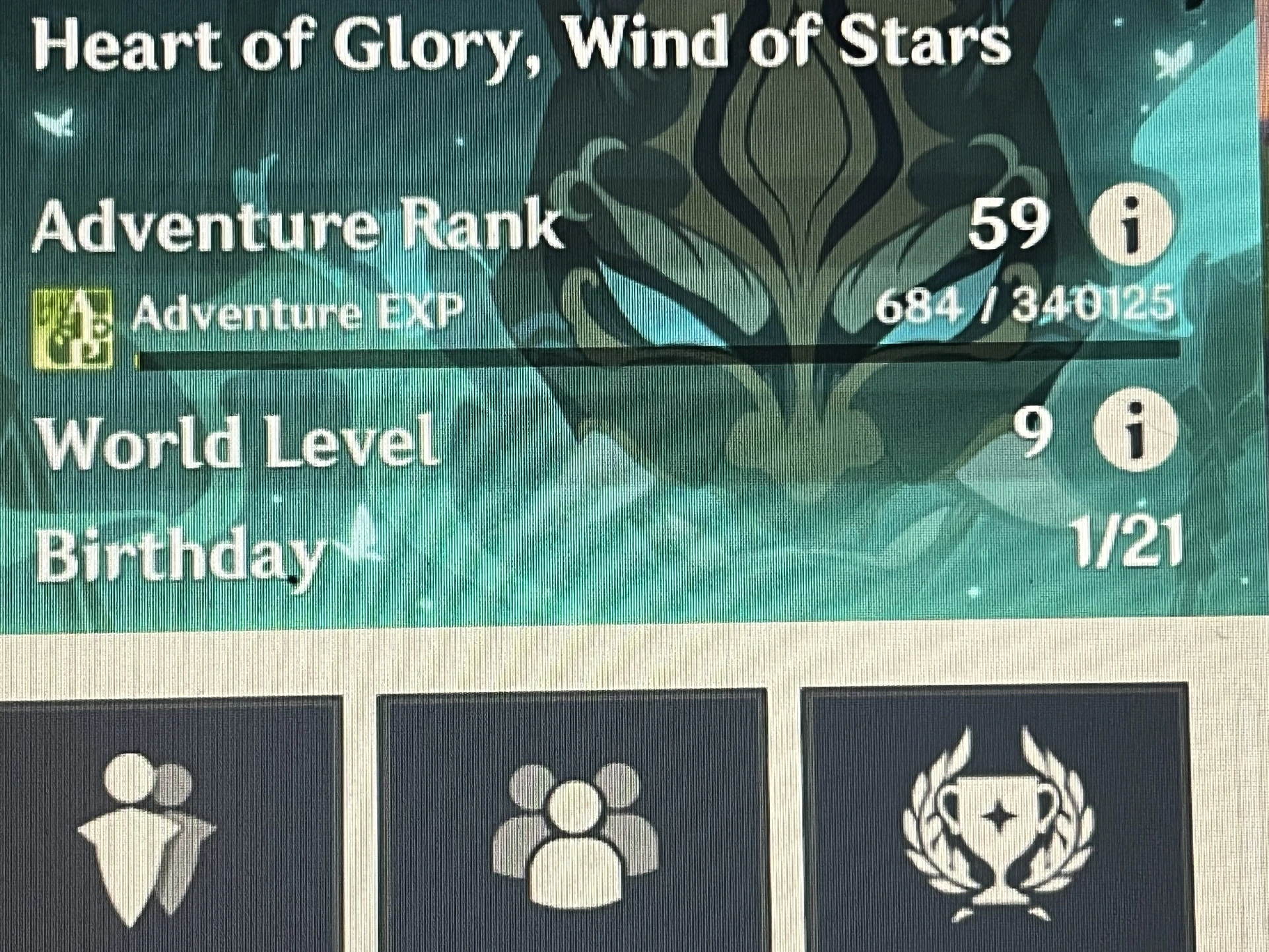 ADV RANK 59! Genshin Impact | HoYoLAB