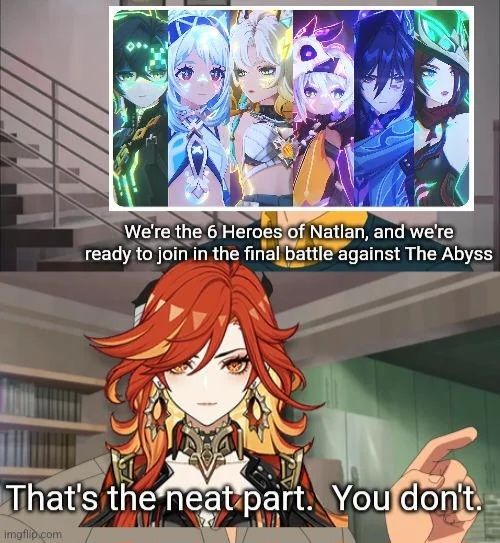 your not Main character Genshin Impact | HoYoLAB