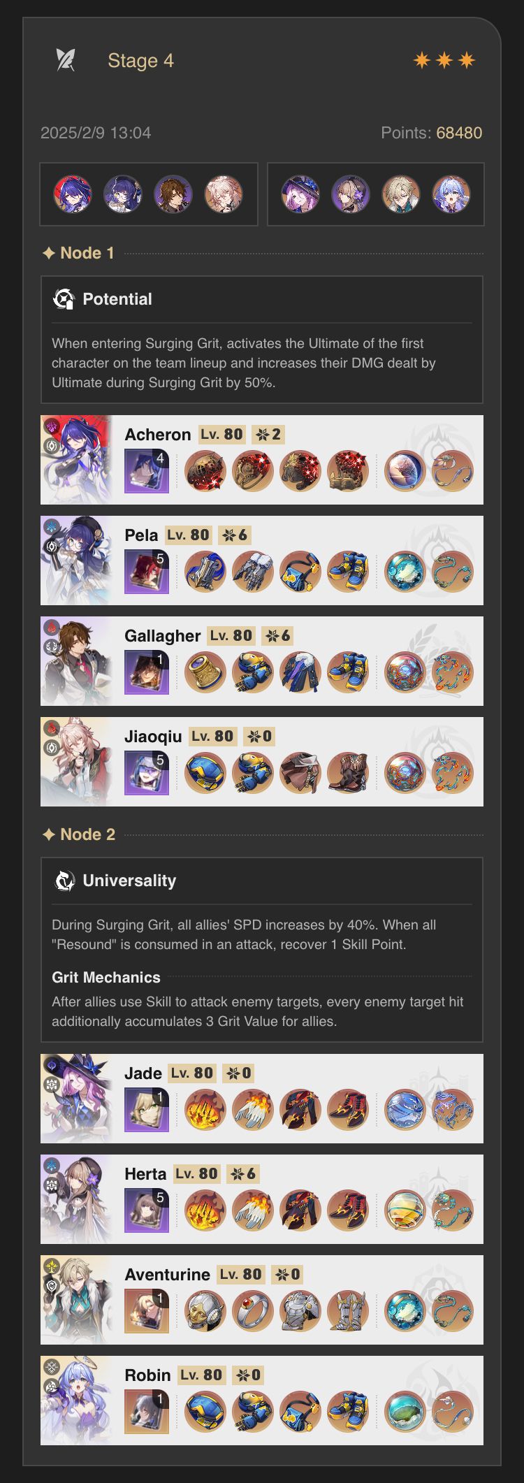 PF, Clichéd Sayings, Stage 4 Honkai: Star Rail | HoYoLAB