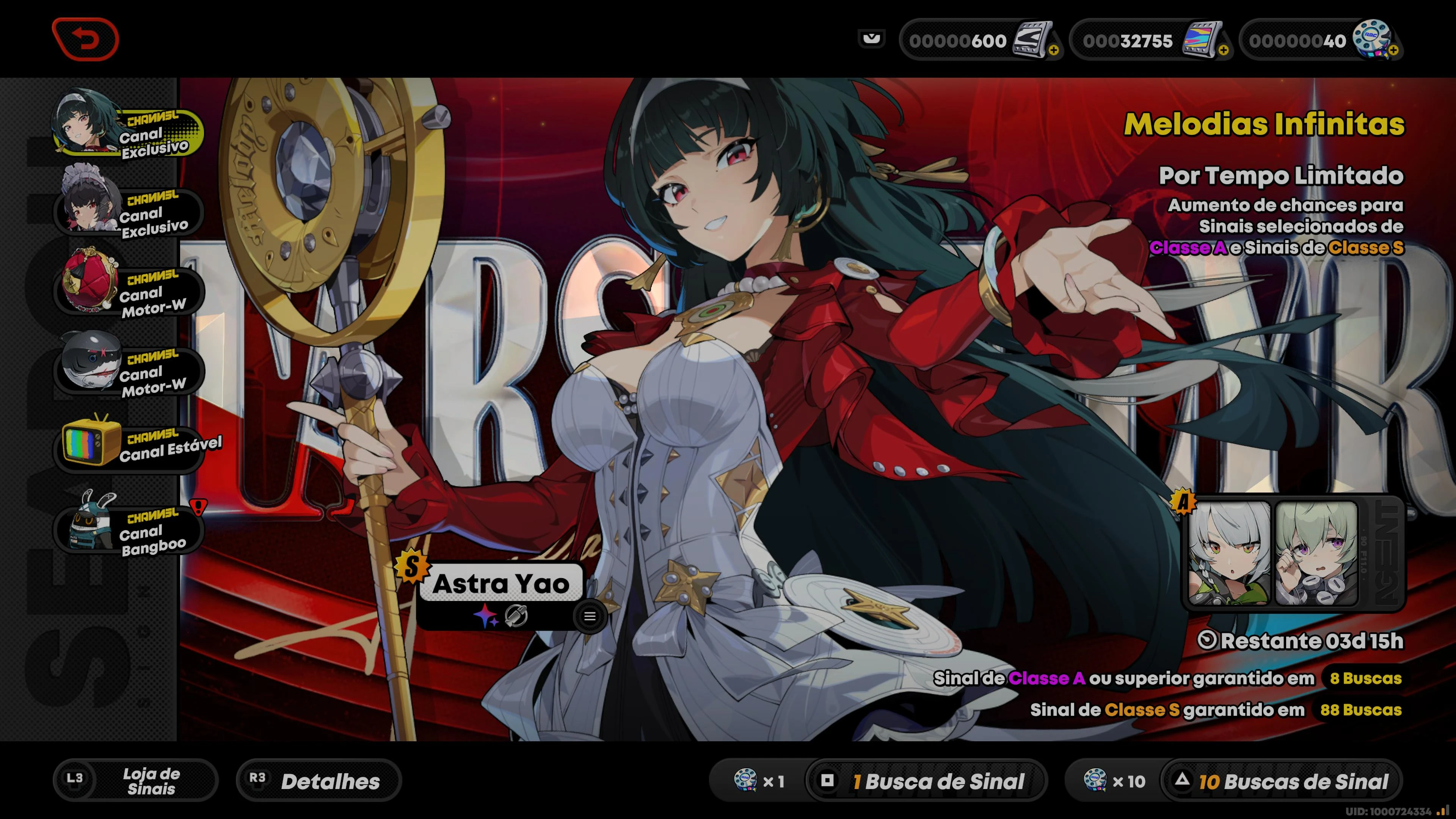 Isso seria o suficiente para Anby e Trigger, sim ou claro? Zenless Zone ...