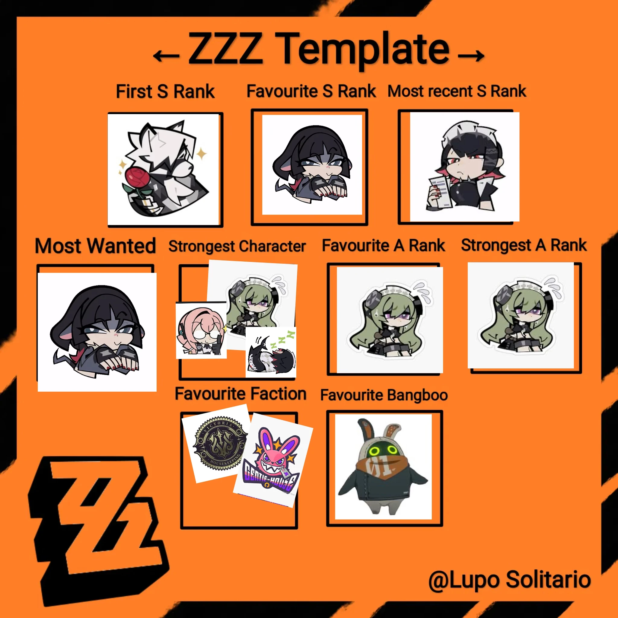 ZZZ template Zenless Zone Zero | HoYoLAB