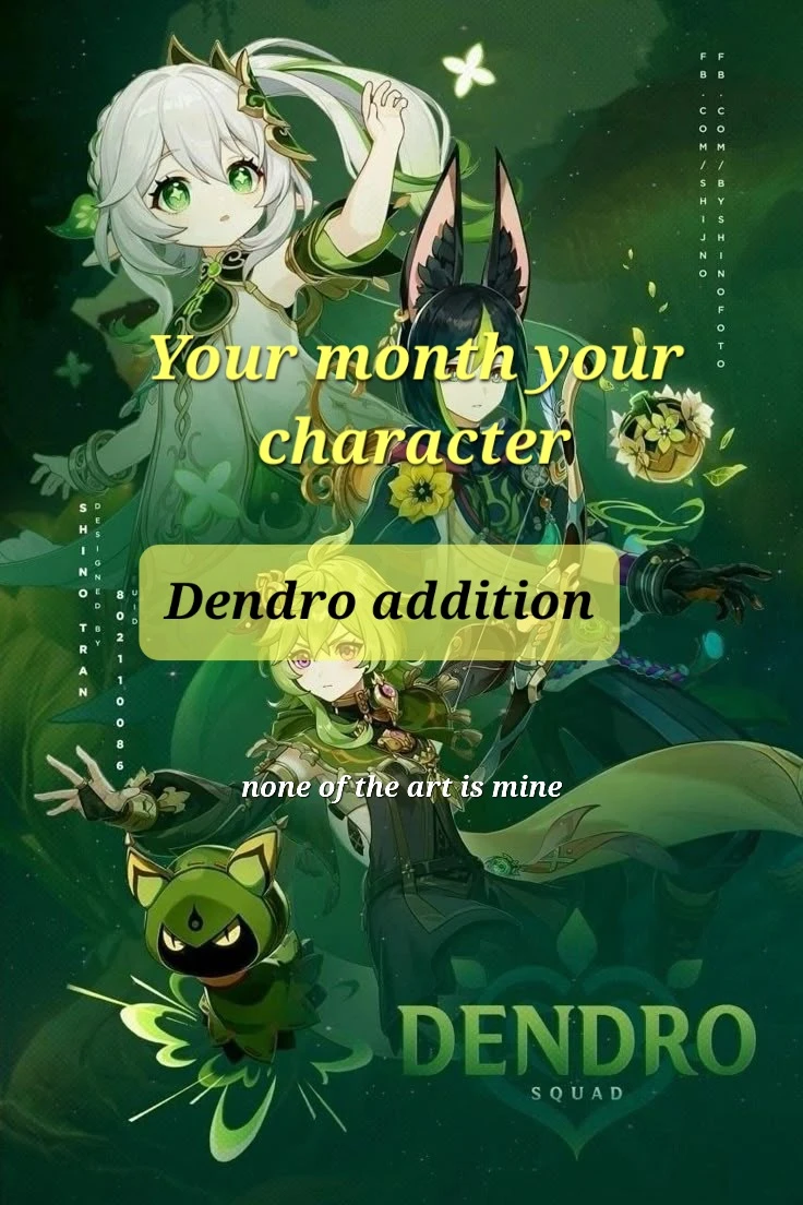 Your month your dendro character??? Genshin Impact | HoYoLAB