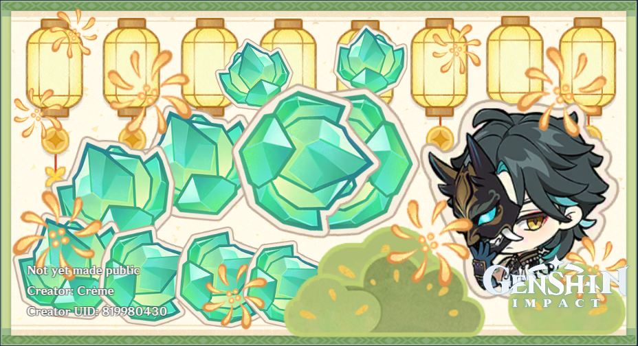 Xiao Envelope 📮 Genshin Impact | HoYoLAB