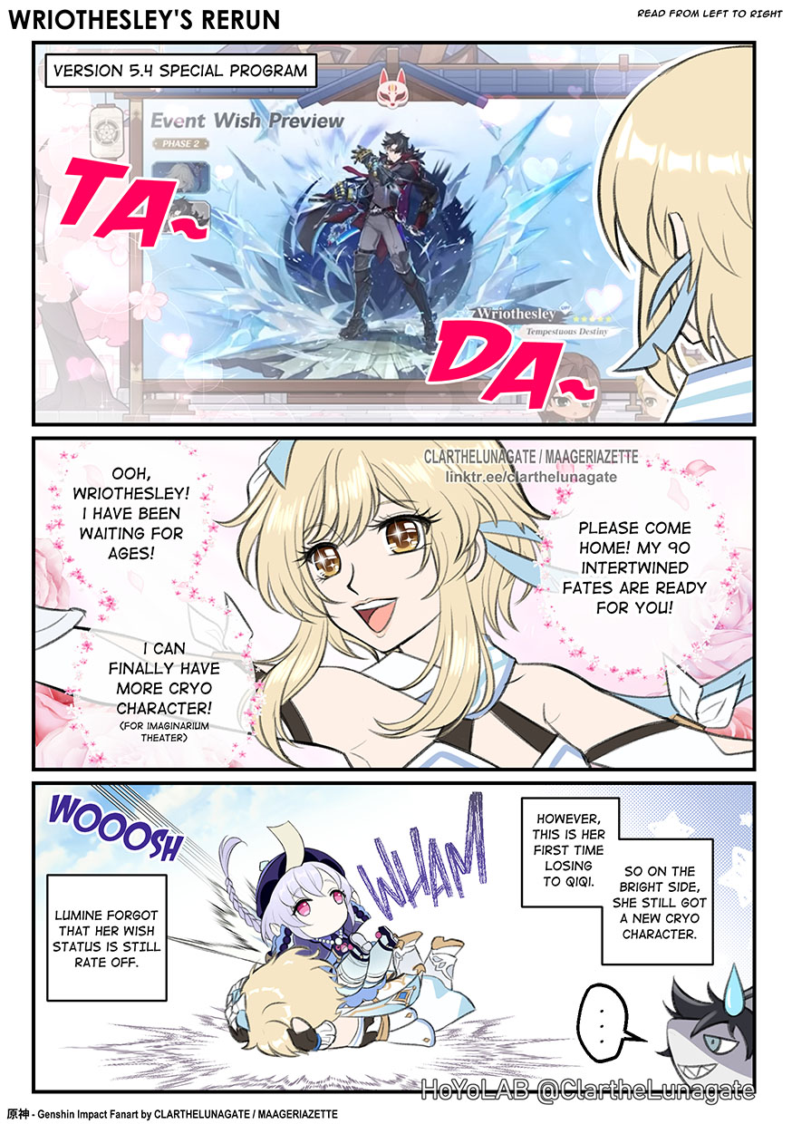 (Comic) Wriothesley's Rerun Genshin Impact | HoYoLAB