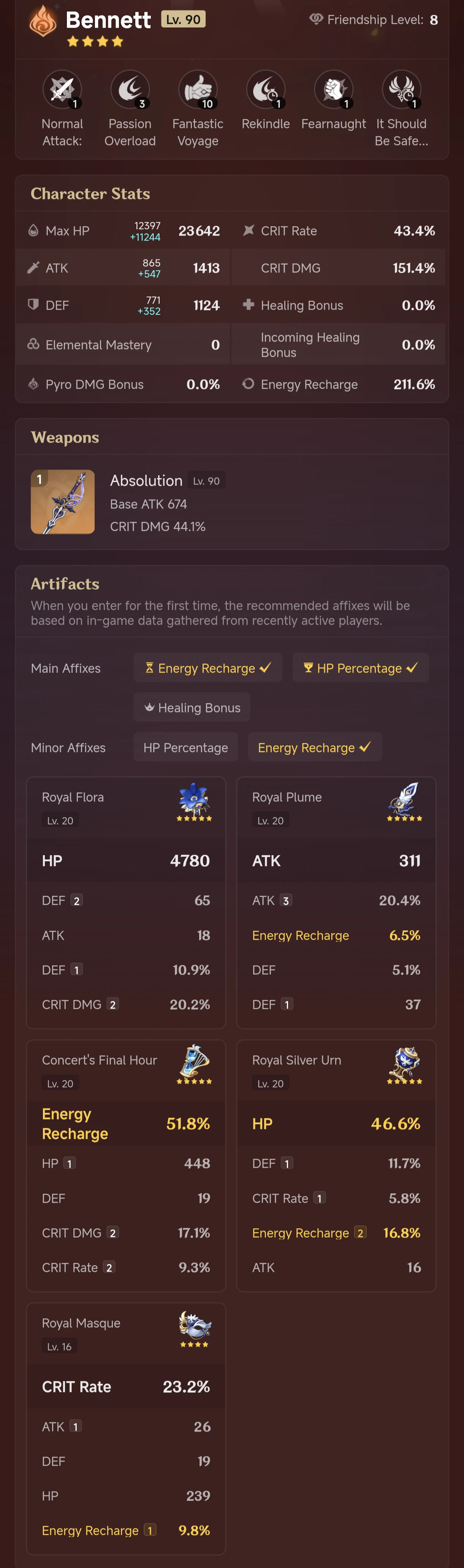 my benny Genshin Impact | HoYoLAB