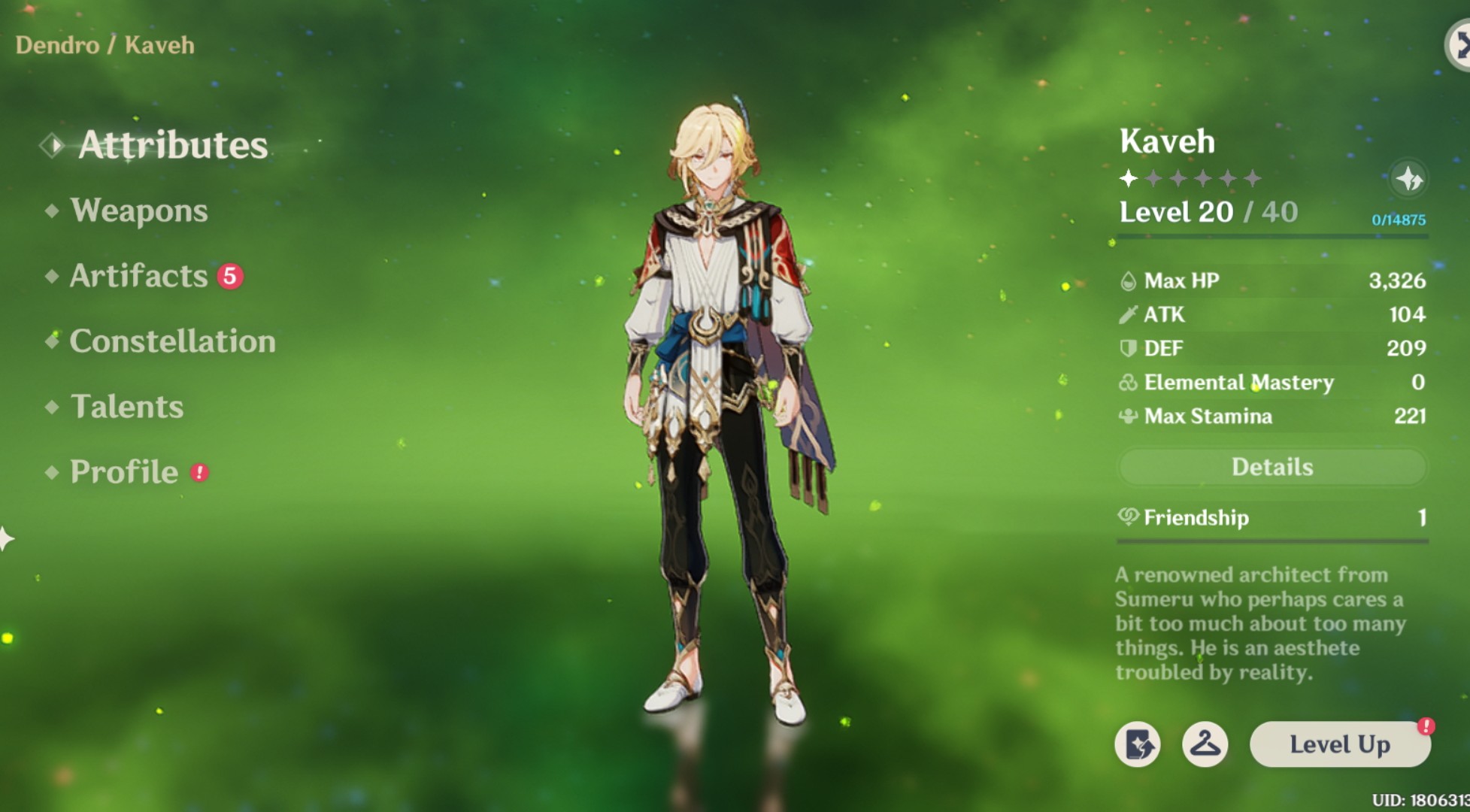 can someone tell me for what kaveh is used for? Genshin Impact | HoYoLAB