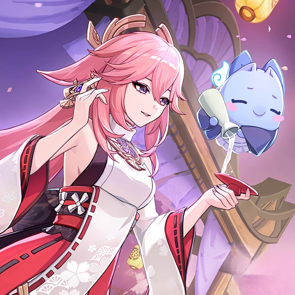 I remember the voice actress was Ratana as Yae Miko in English Dub ...