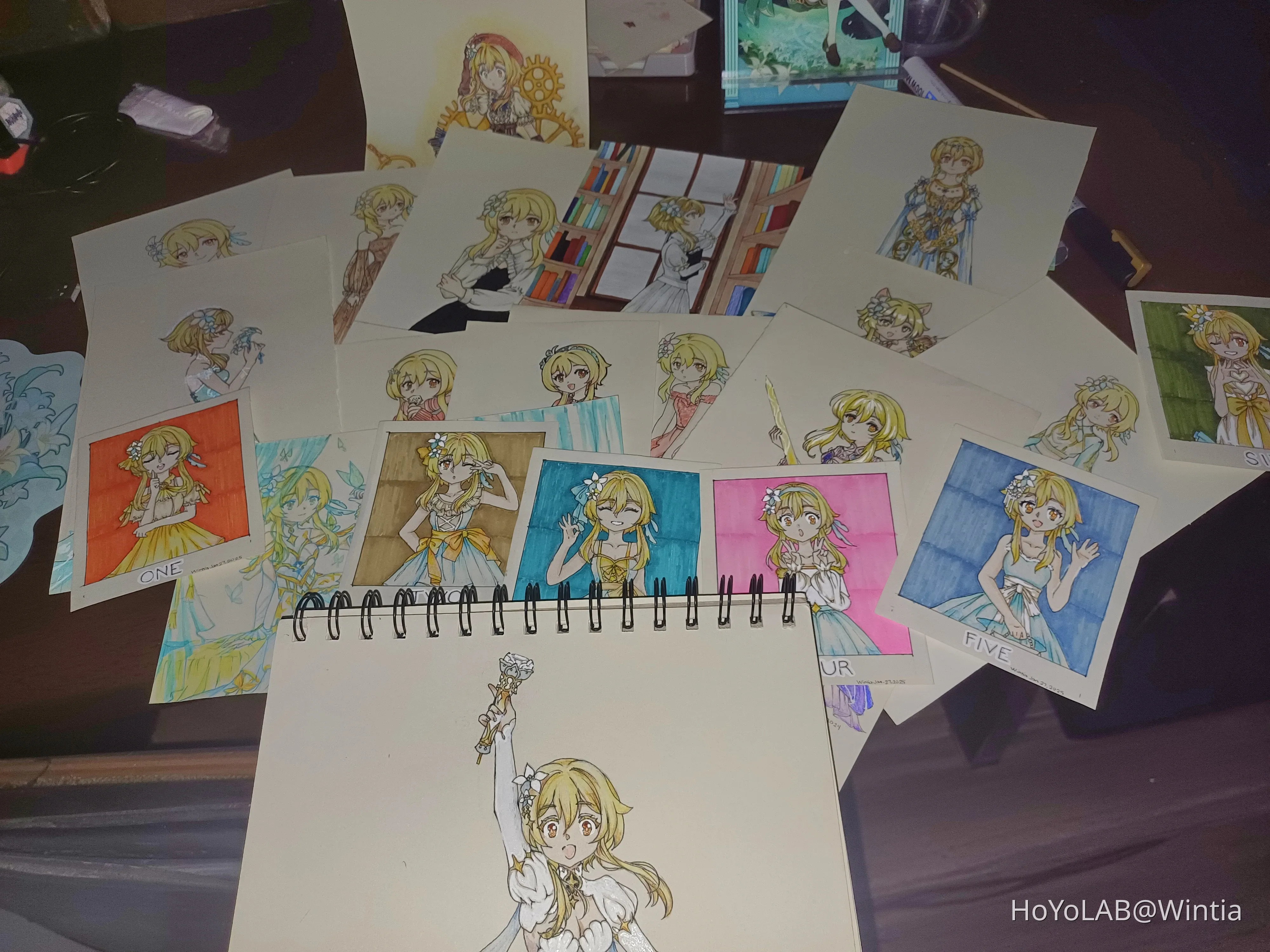 my draw lumine in this compilation Genshin Impact | HoYoLAB