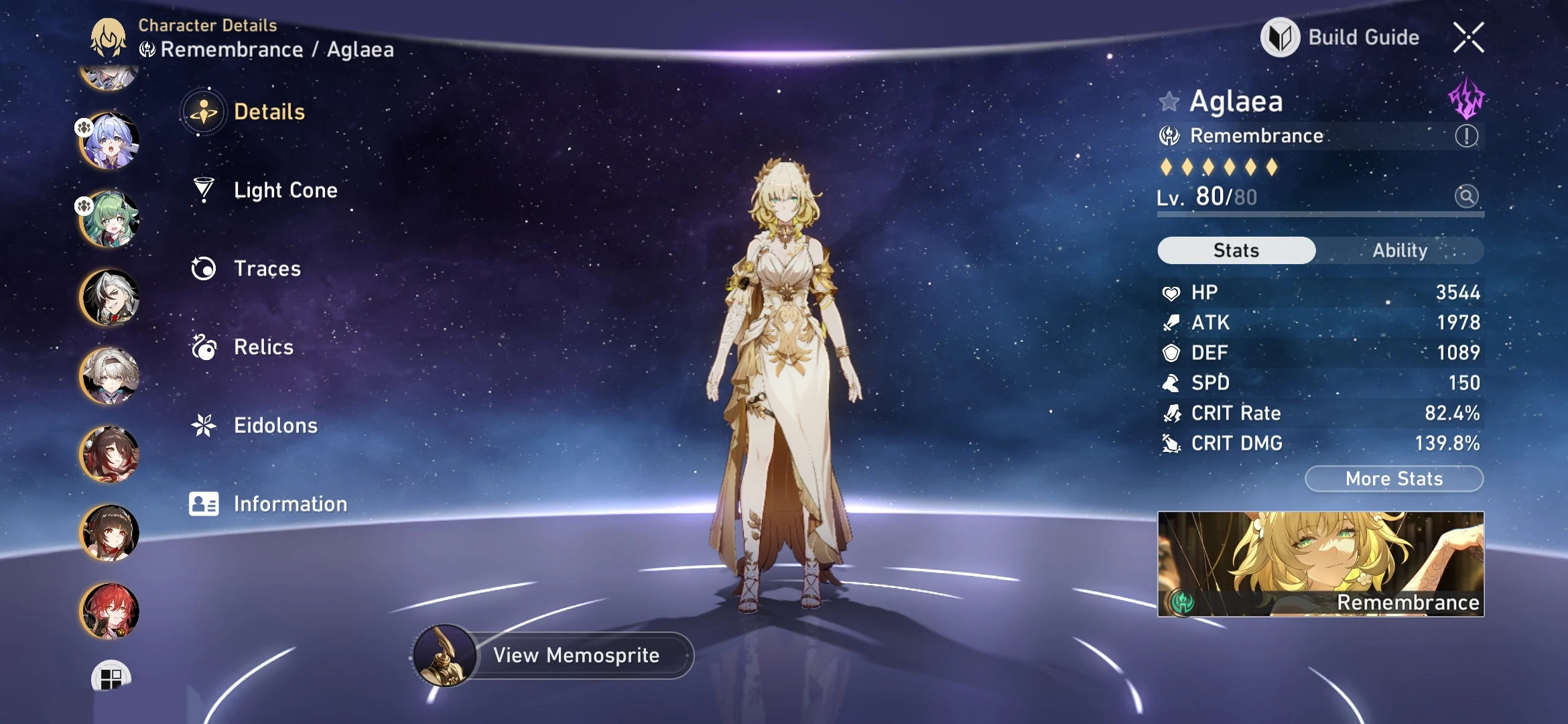 Aglaea build advice Honkai: Star Rail | HoYoLAB