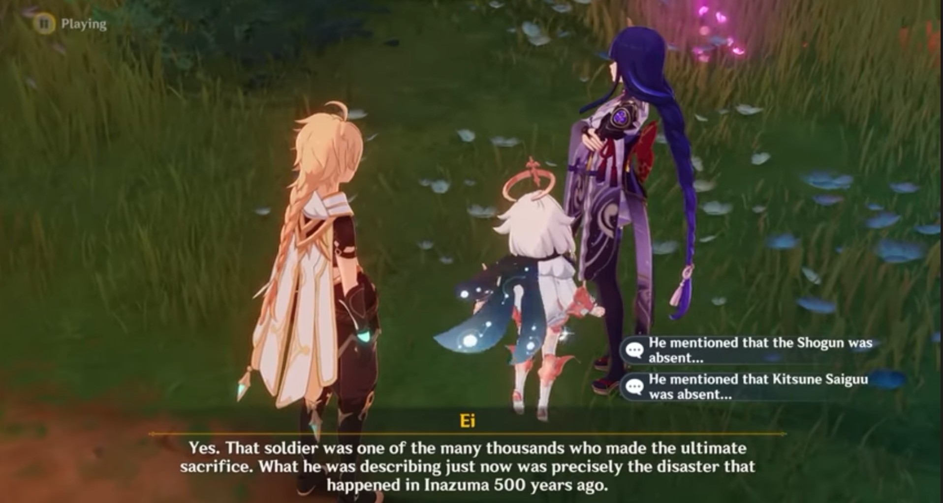 me rewatching Raiden's 2nd story quest after Natlan:::: Genshin Impact ...