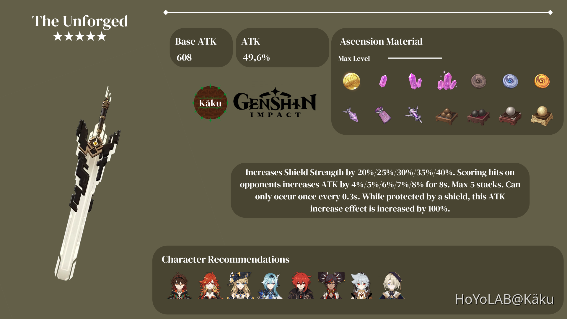 The Unforged - Weapon Guide Genshin Impact | HoYoLAB