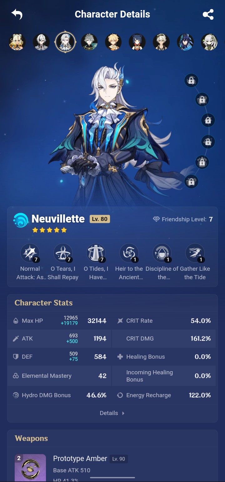 IS MY NEUVI GOOD? I DON'T HAVE HIS SIG WEAPON Genshin Impact | HoYoLAB