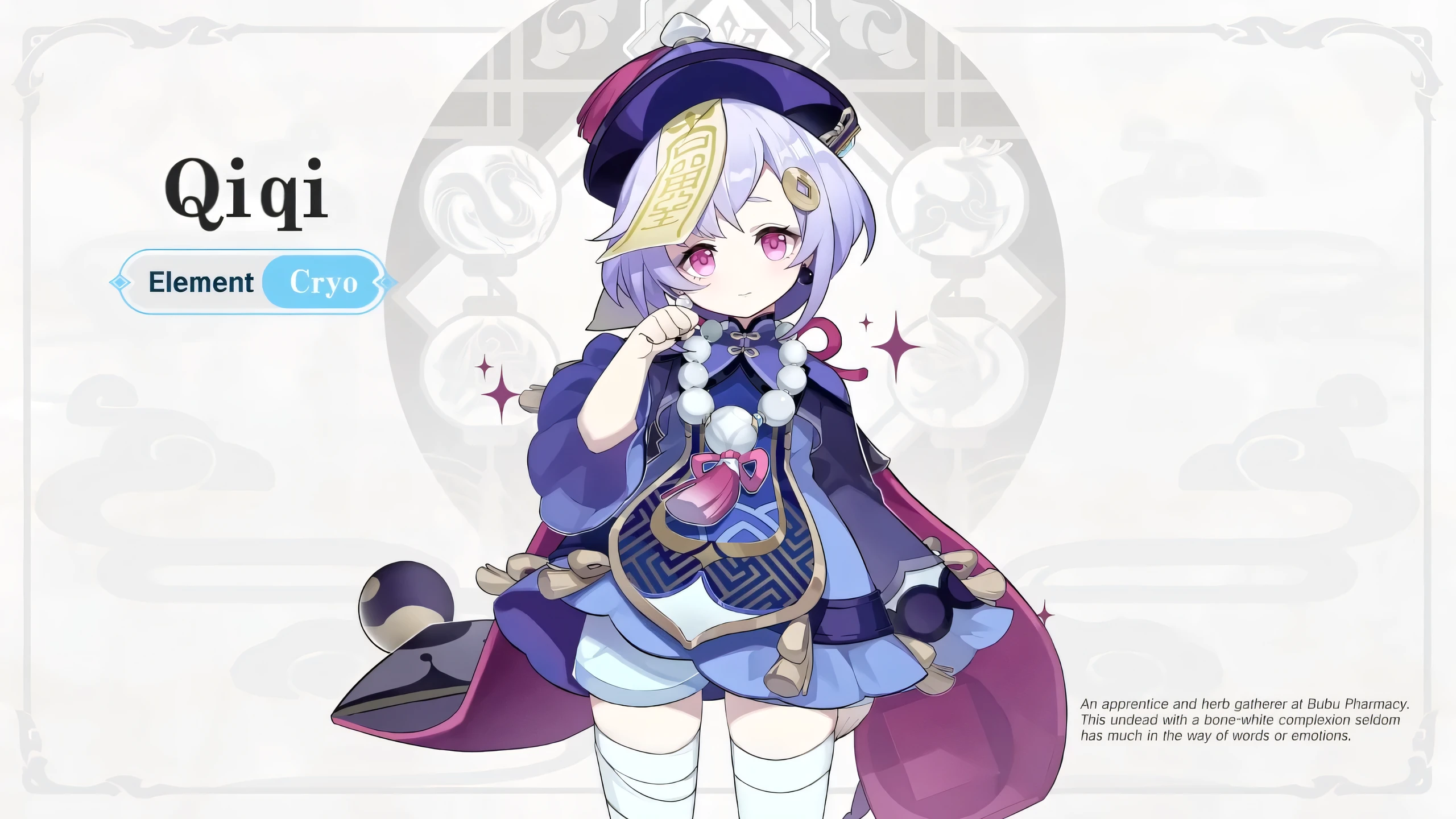 Screenshots from Qiqi's trailers in HQ Genshin Impact | HoYoLAB
