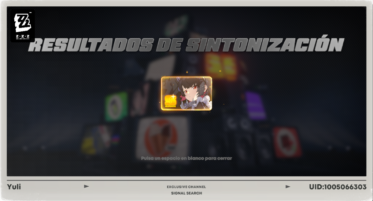 Porfíiiiiiiiiiiiiiin la conseguí solo me costo casi 90 tiradas Zenless ...