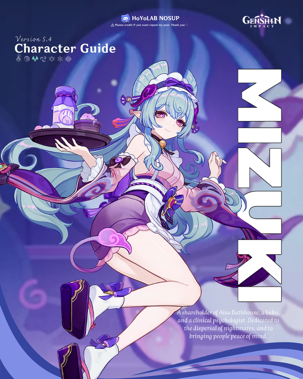 [Version 5.4] Character Guide: Yumemizuki Mizuki Build - Weapons, Artifact, and Team ...