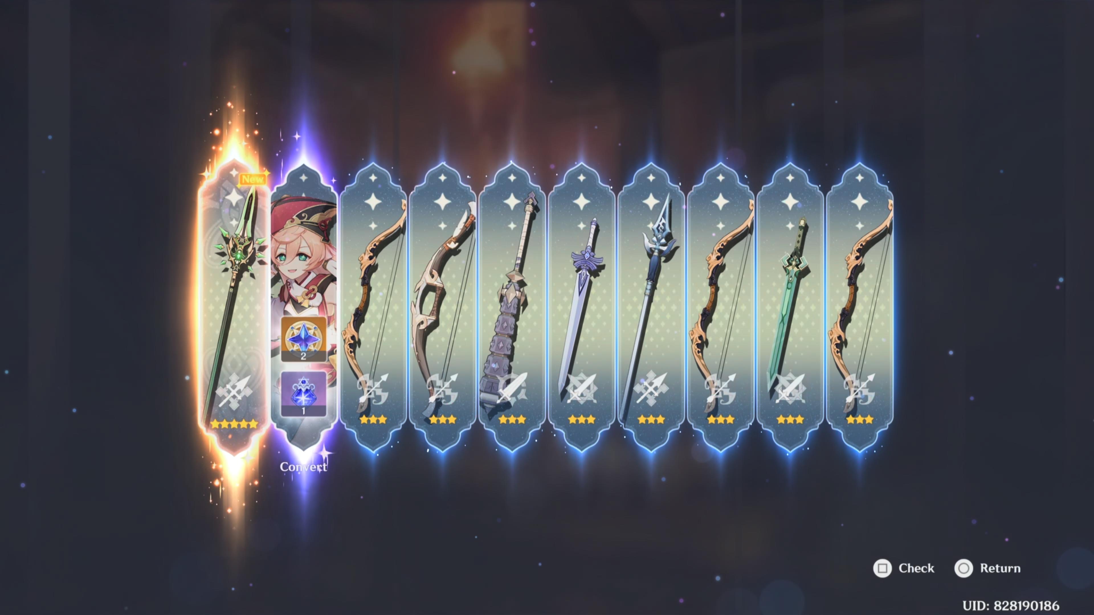 Last minute Lan Yan after I finally got my Primordial Jade Winged-Spear plus bonus Yanfei ...