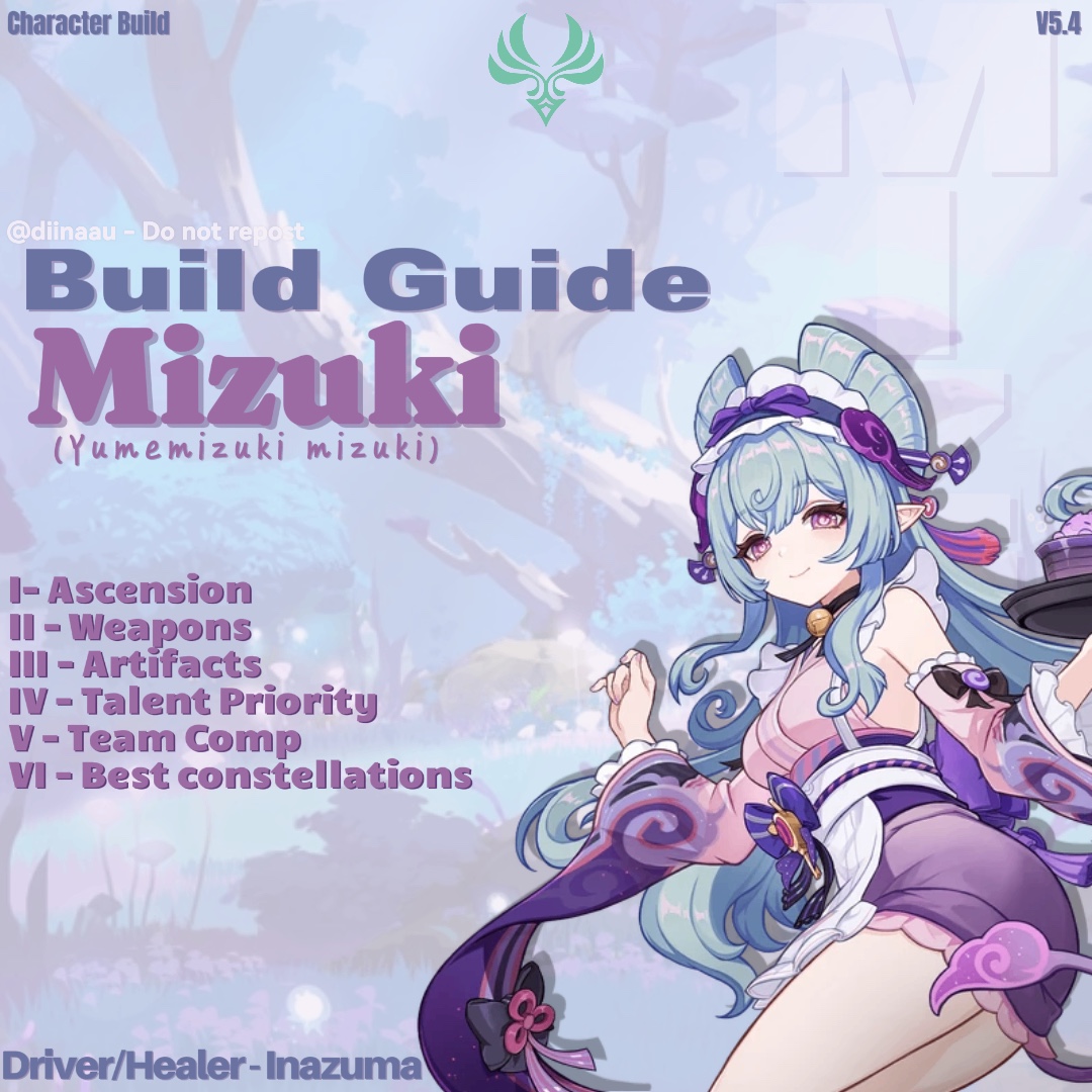 Yumemizuki Mizuki BUILD/GUIDE ! (5.4) Genshin Impact | HoYoLAB