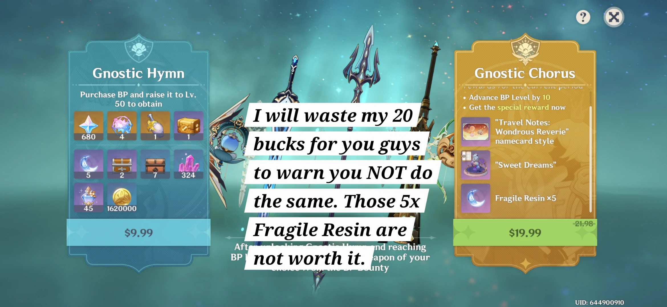 The Chorus Isn\'t Worth Your 20 Bucks Genshin Impact | HoYoLAB