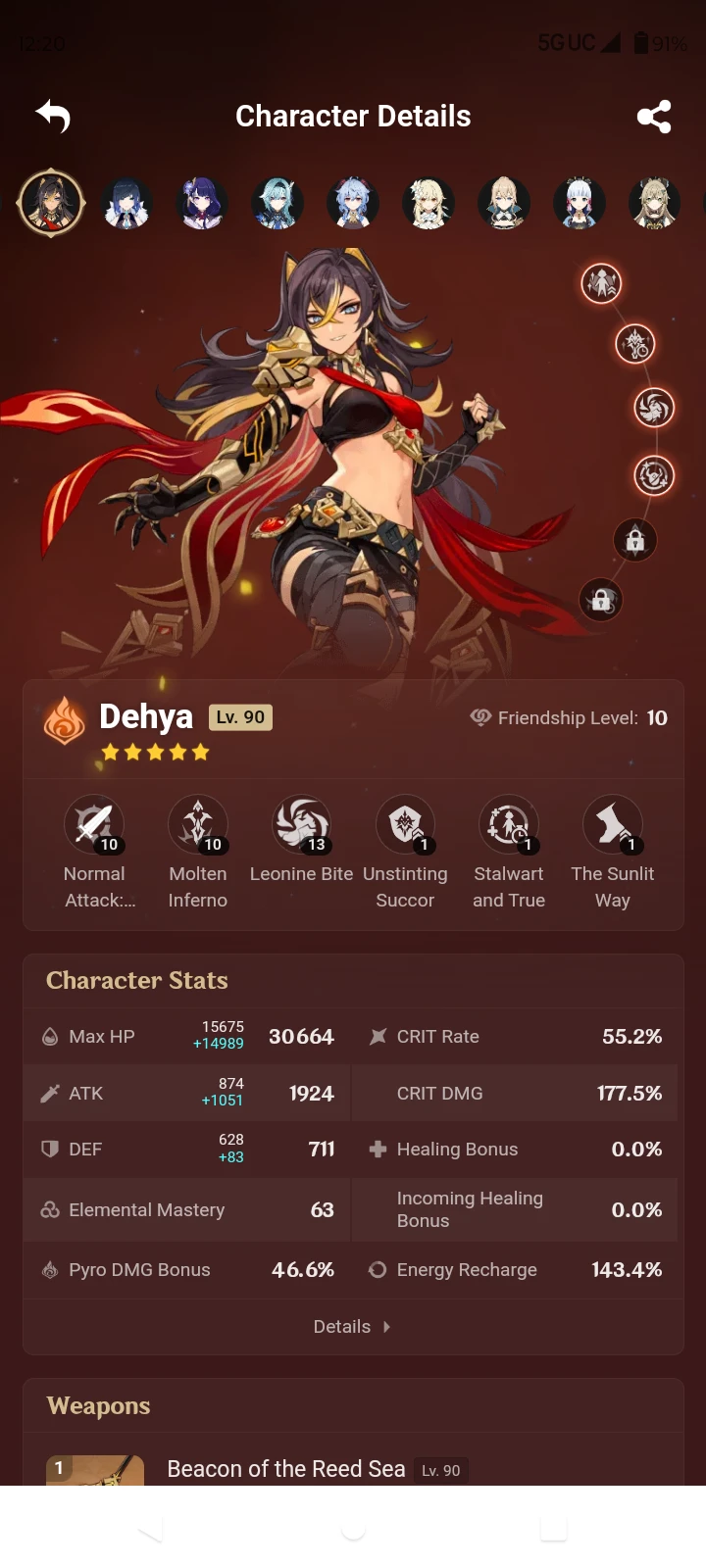 Is it bad that I want to lose my 50/50 to Dehya so she is closer to C6 ...
