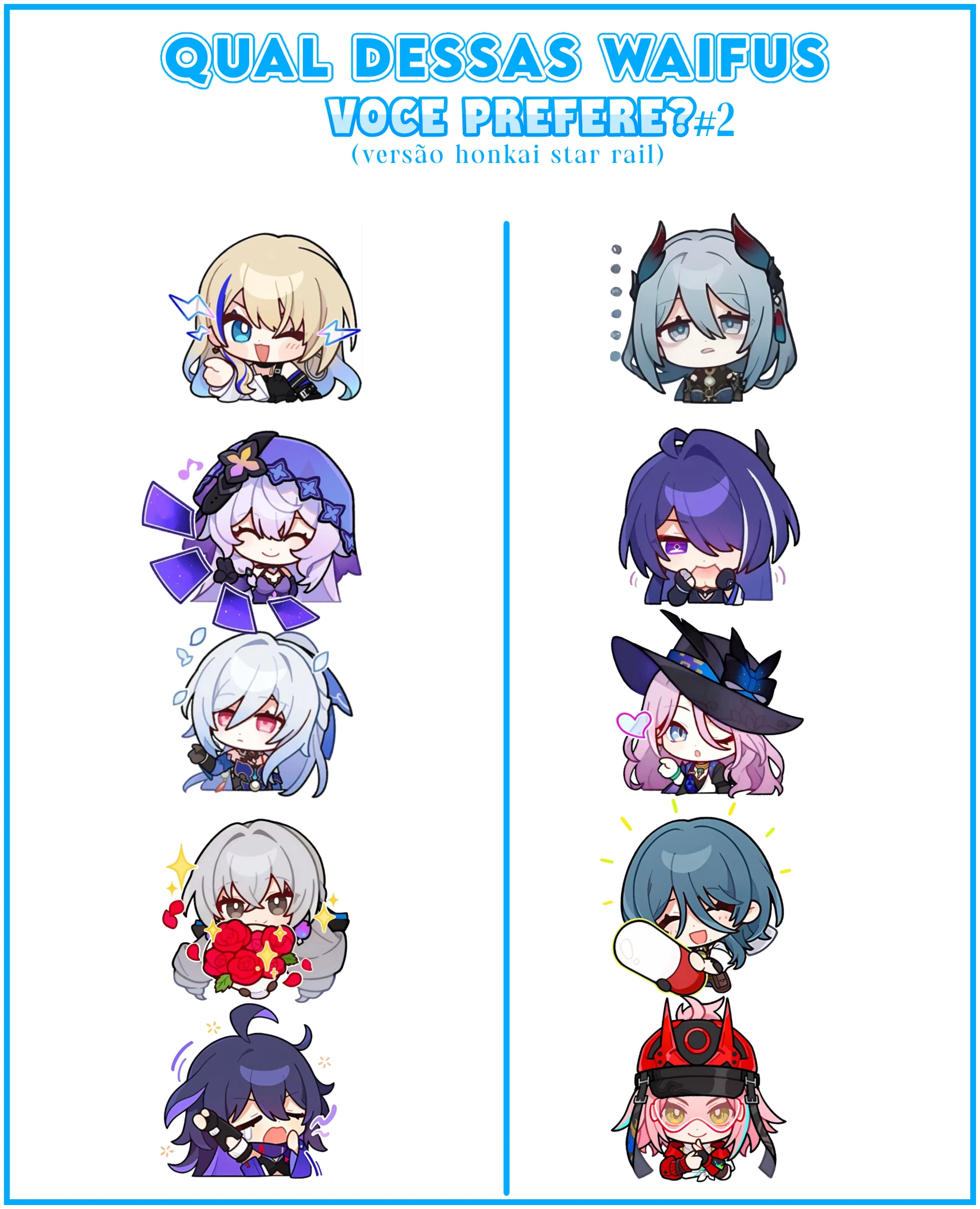 Qual dessas waifus você prefere,parte dois! Honkai: Star Rail | HoYoLAB