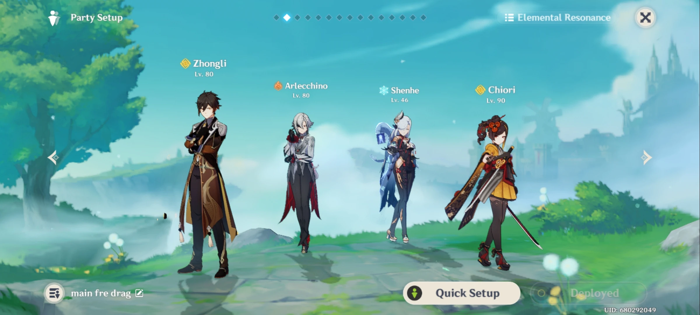 Father came home and Shenhe moved in. My current pity chart. Day 1 of ...