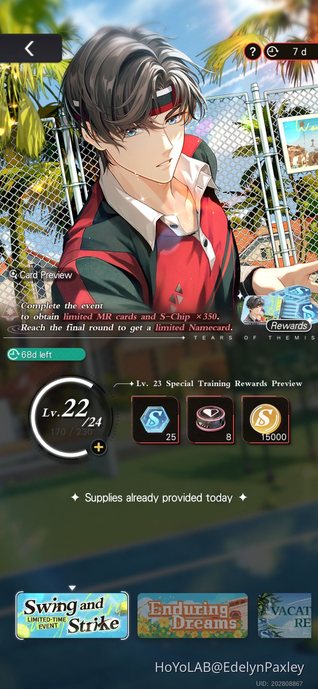 MR Card Artem Tears of Themis | HoYoLAB