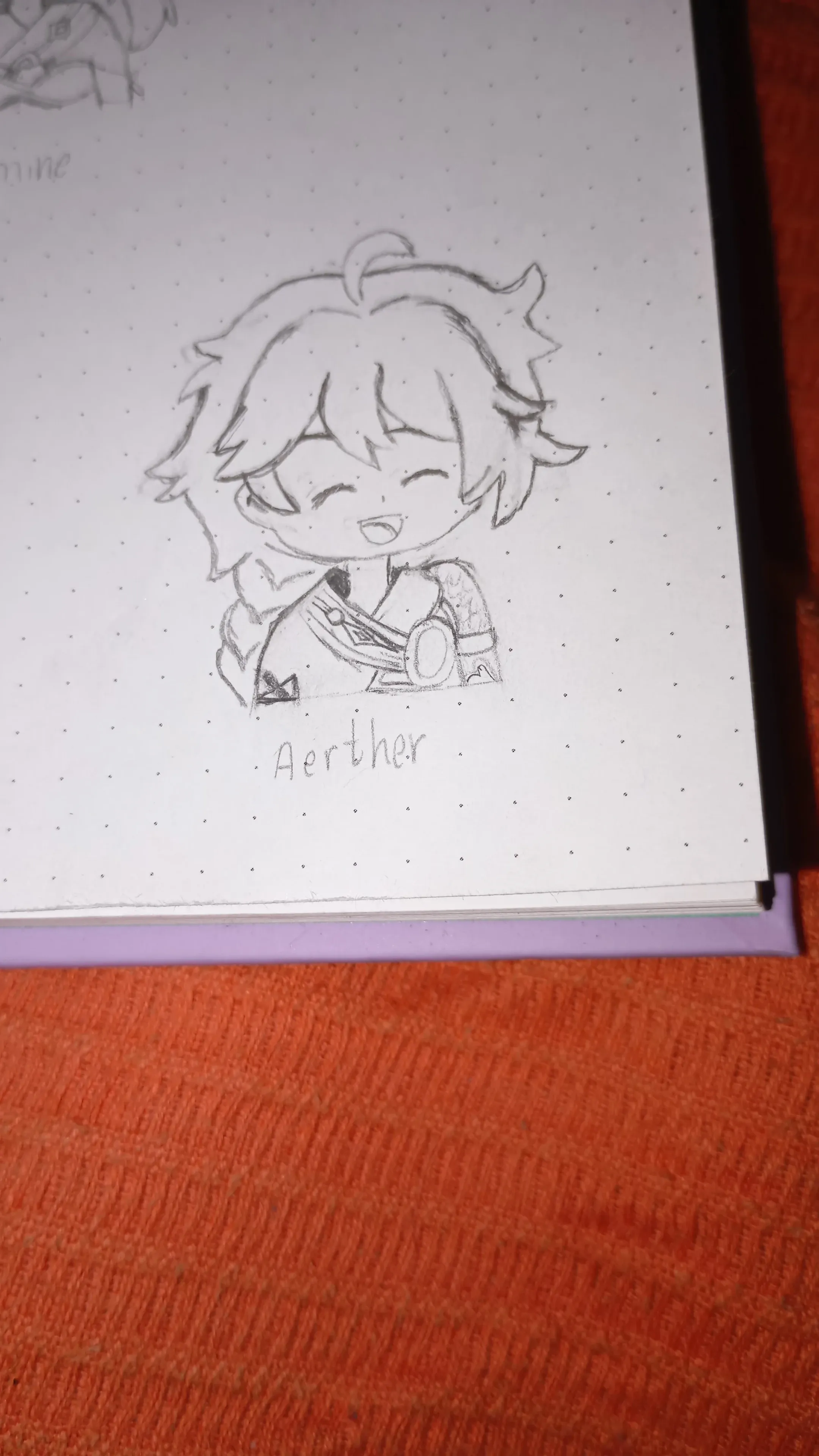 My drawing of aether ;) (my second drawing ever so please don't be very hateful) Genshin Impact ...