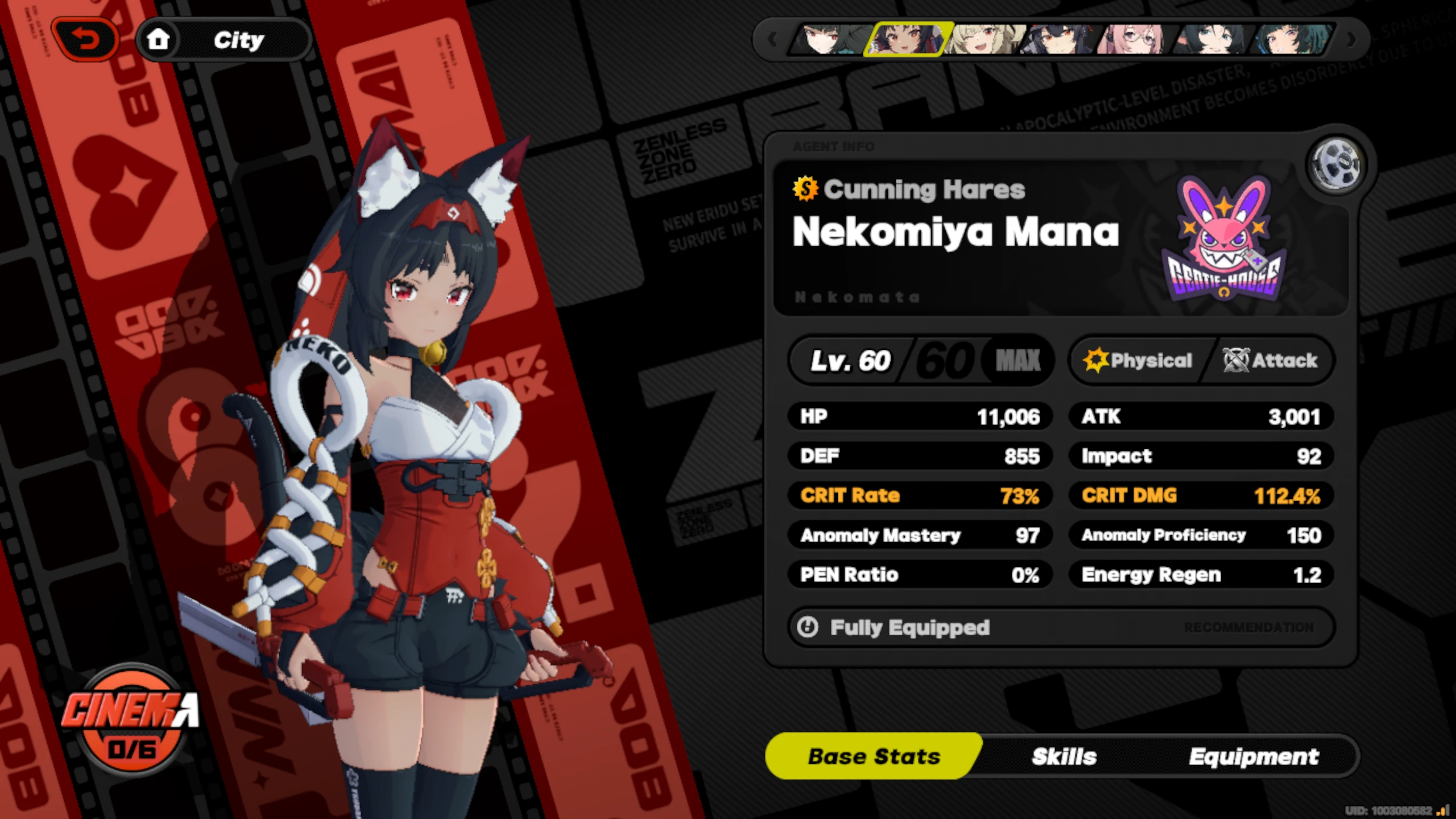 I main Nekomata because I enjoy a challenge Zenless Zone Zero | HoYoLAB