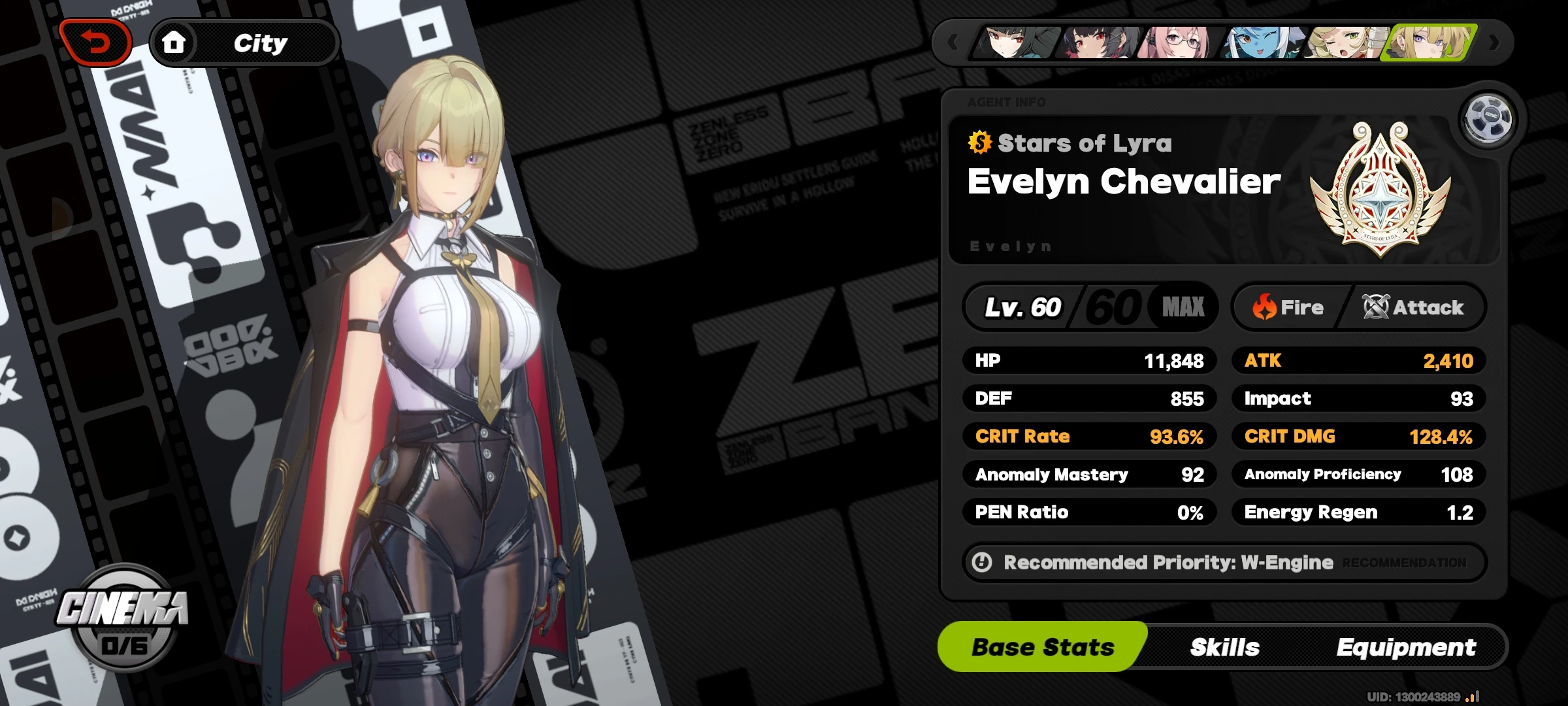 Evelyn troll build (current build should be better) Zenless Zone Zero ...