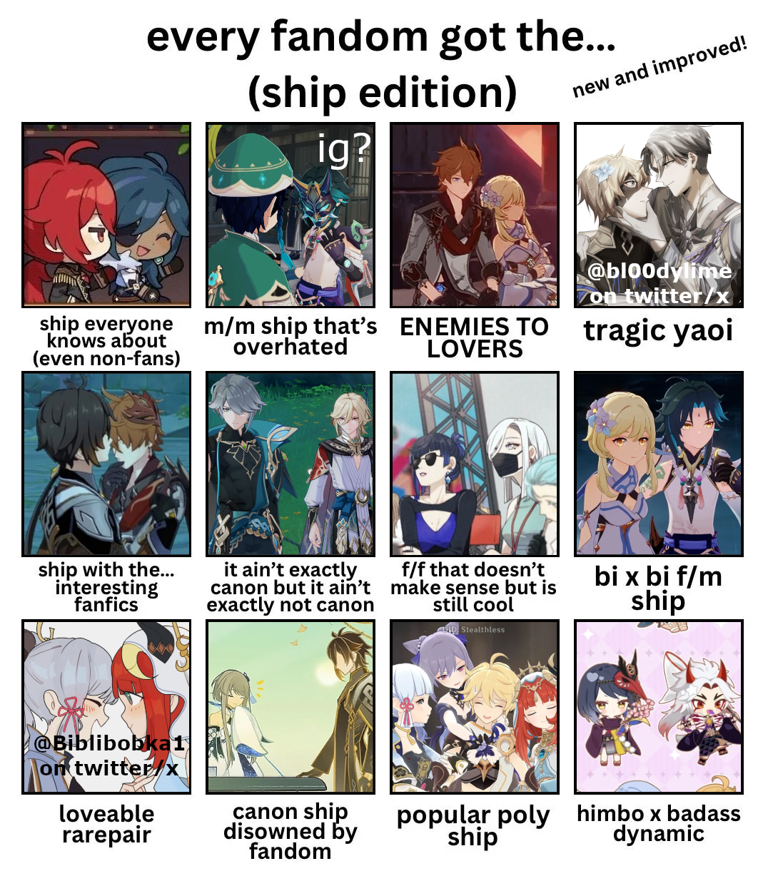 "Every fandom got the..." Genshin ships edition! Genshin Impact | HoYoLAB