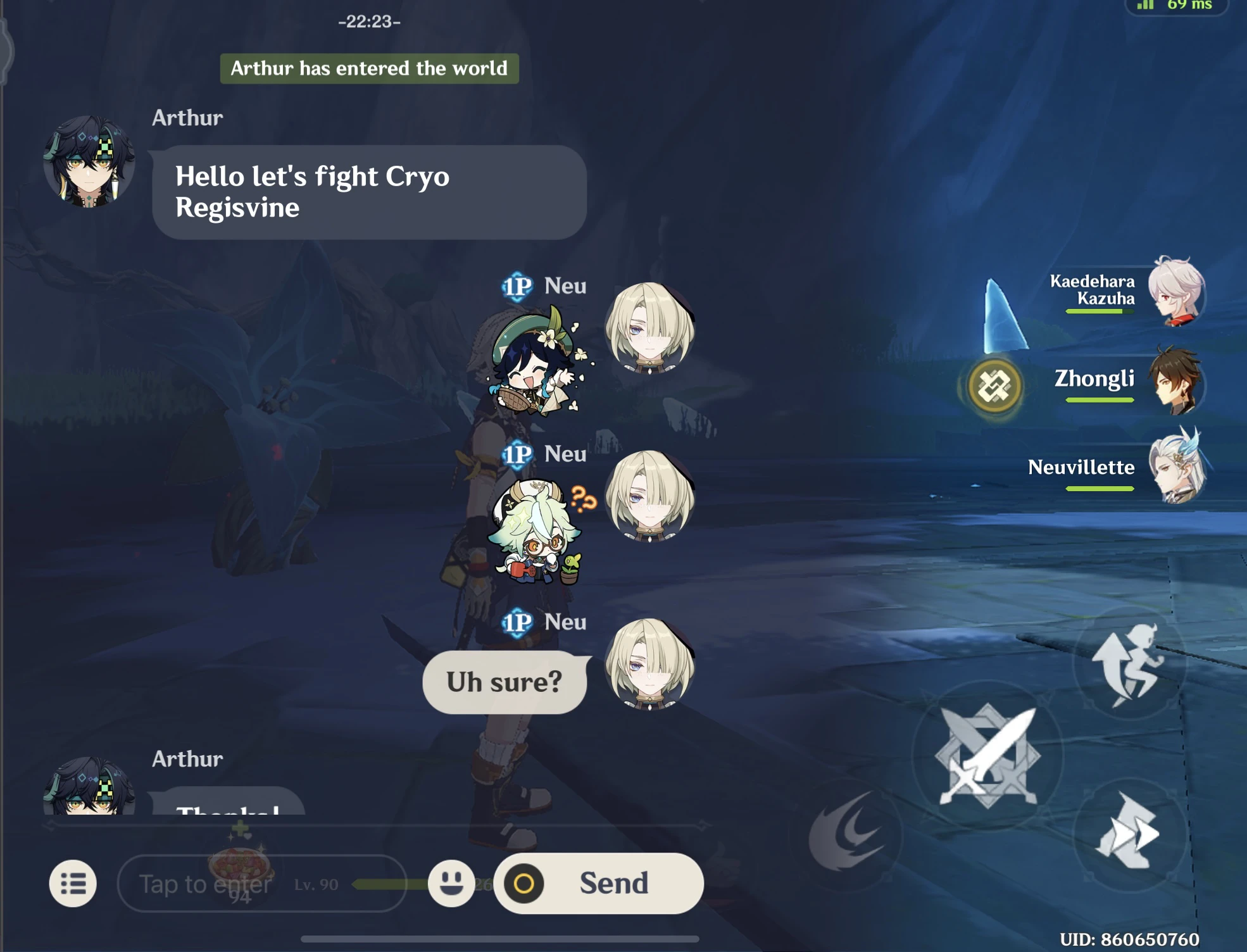 Random coop interaction Genshin Impact | HoYoLAB