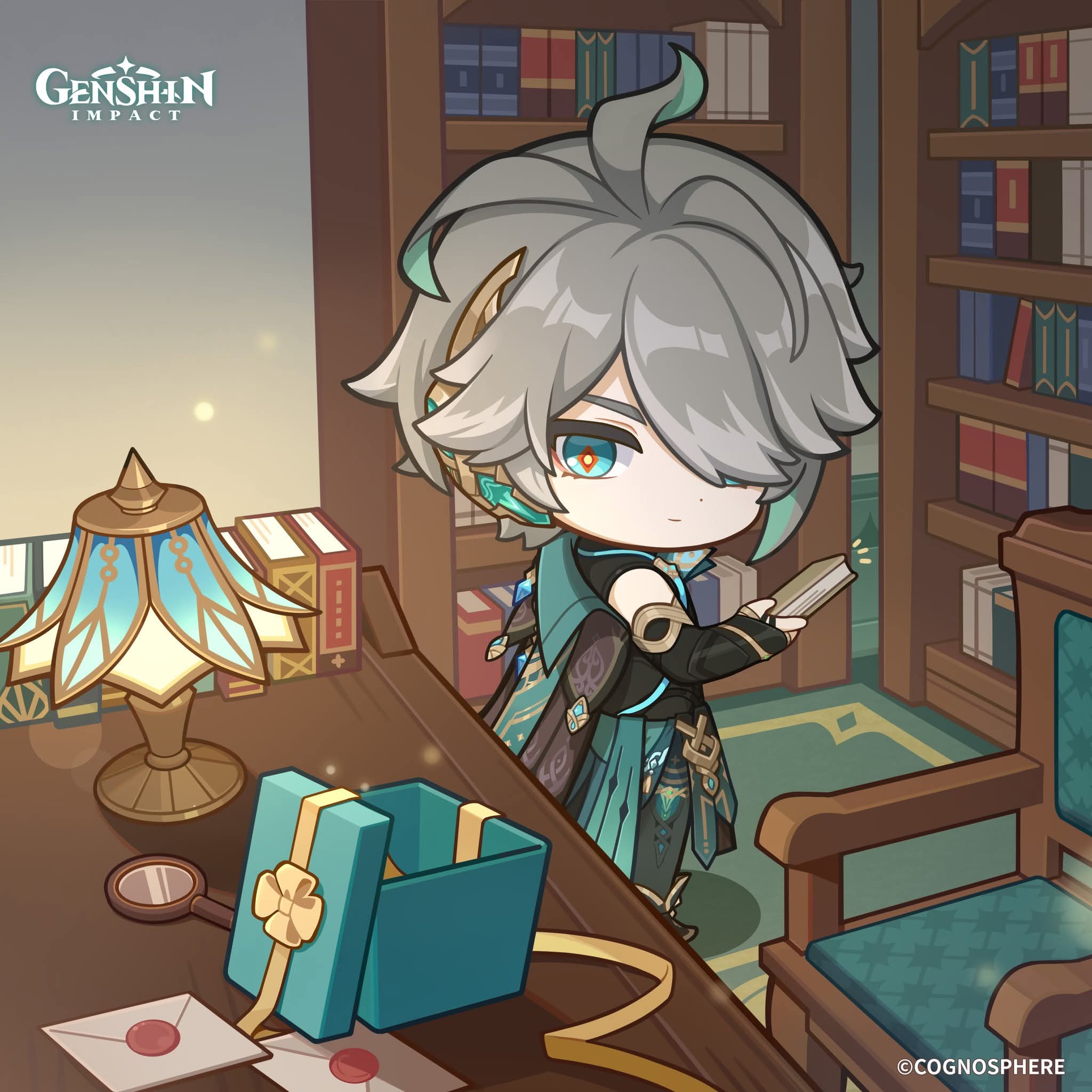 Happy Birthday (Feb 12) Alhaitham! 🎂🥂🥳🎉🎈 ☘️Dendro-Sword-Scribe of ...