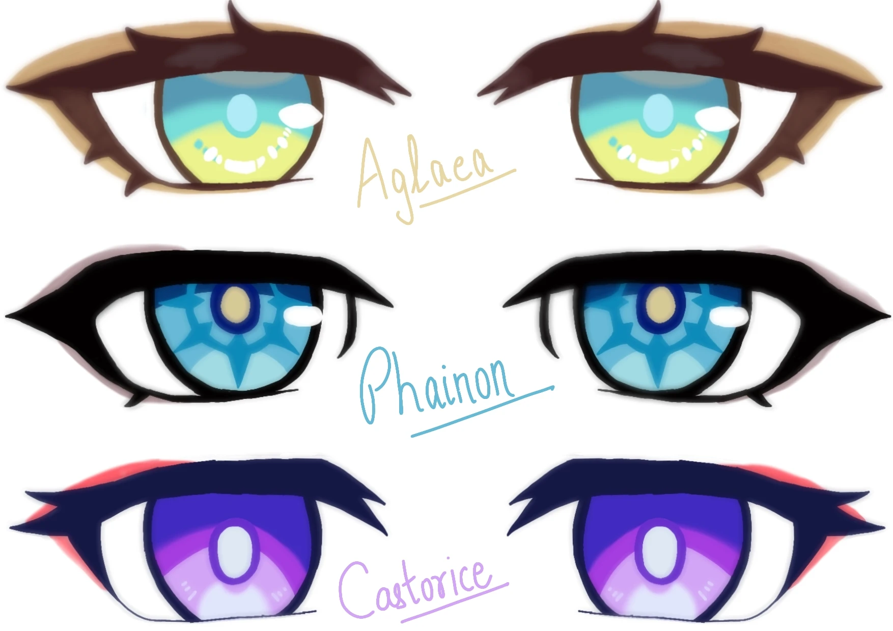 Agalea, Phainon and Castorice Eye Fanart Honkai: Star Rail | HoYoLAB