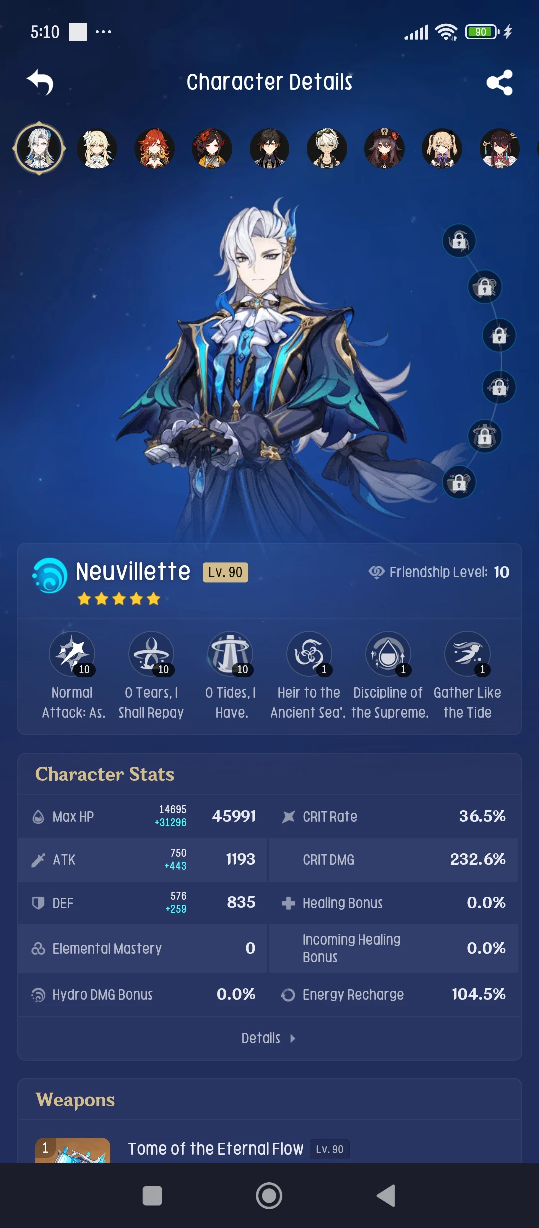 Does anybody have any idea how to improve my neuvi? (╥﹏╥) Genshin ...